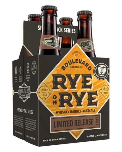 Boulevard Rye On Rye Whiskey Barrel Aged Ale 4 pk Bottles - Shop Beer ...