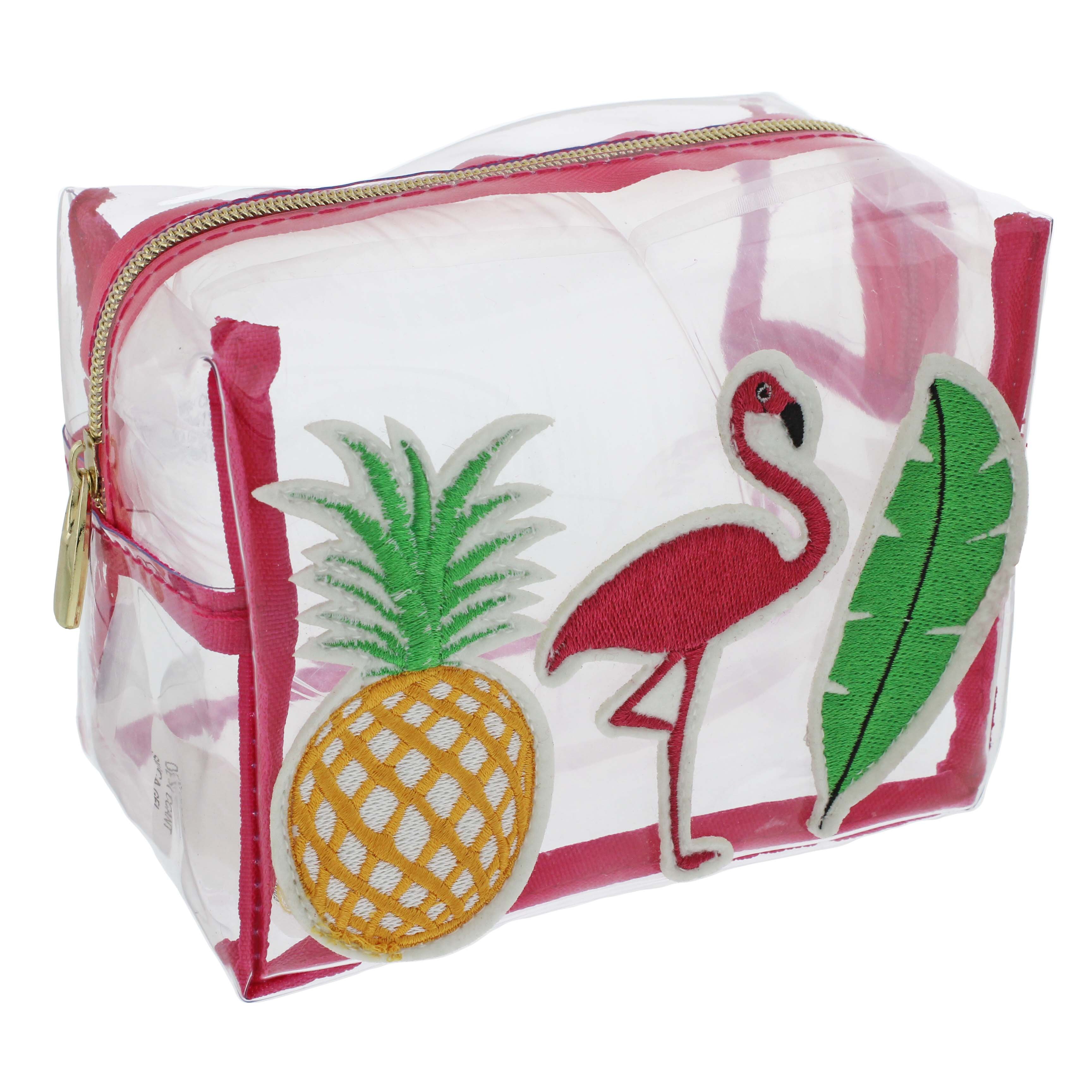 Tri Coastal Design Clear Loaf Cosmetic Havana Flamingo - Shop Makeup ...