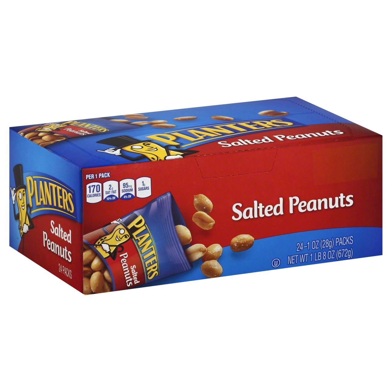 Planters Salted Peanuts Multipack - Shop Snacks & Candy at H-E-B