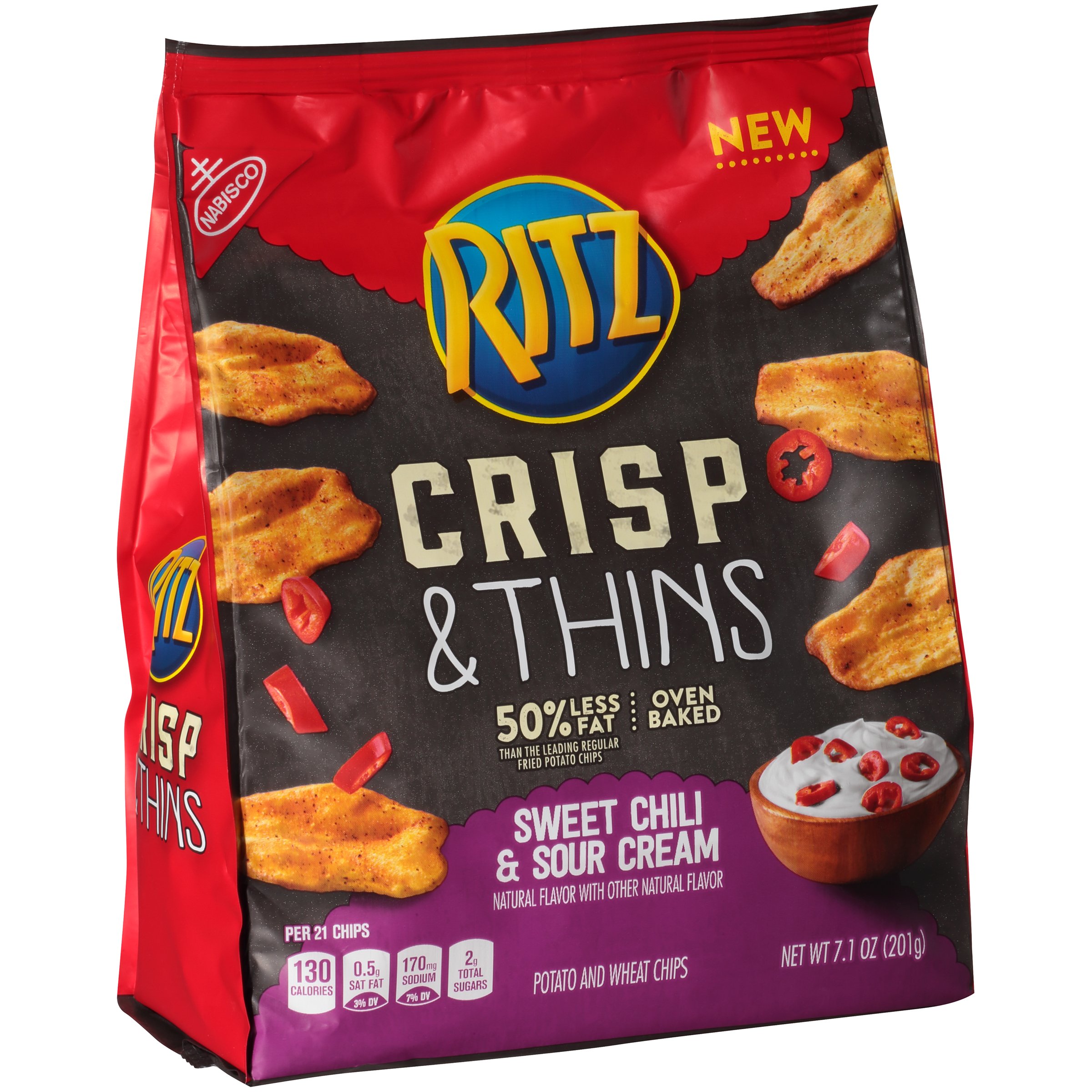 Nabisco Ritz Sweet Chili & Sour Cream Crisp & Thin Chips - Shop ...