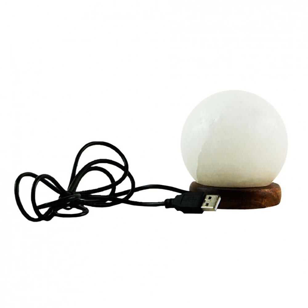Evolution Salt USB Multi-Color Changing Sphere Salt Lamp - Shop Lamps ...
