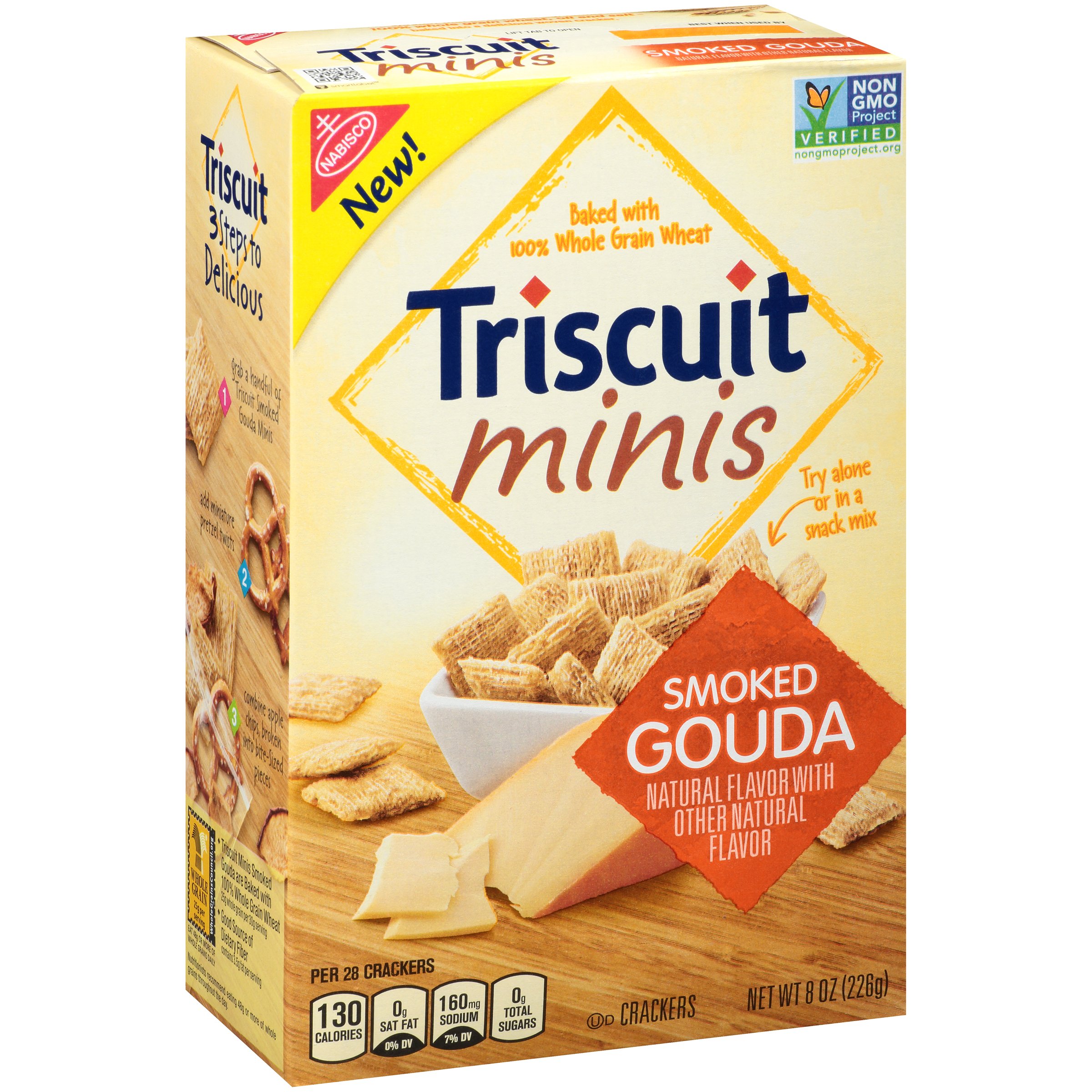 Nabisco Triscuit Minis Smoked Gouda Crackers - Shop Snacks & Candy at H-E-B