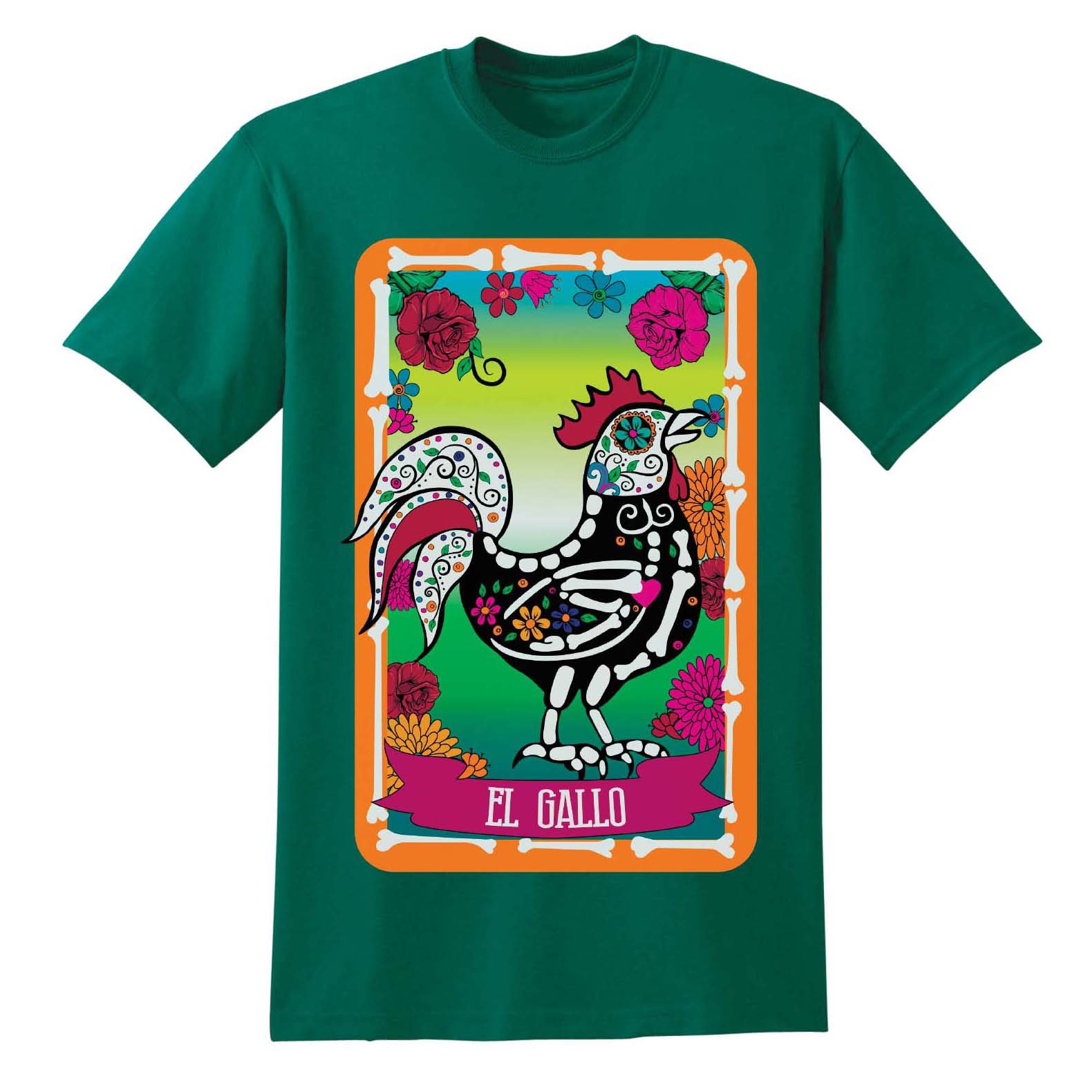 Hot Pink Turquoise El Gallo Tee Turq El Gallo Tee - Shop Shirts & tops ...