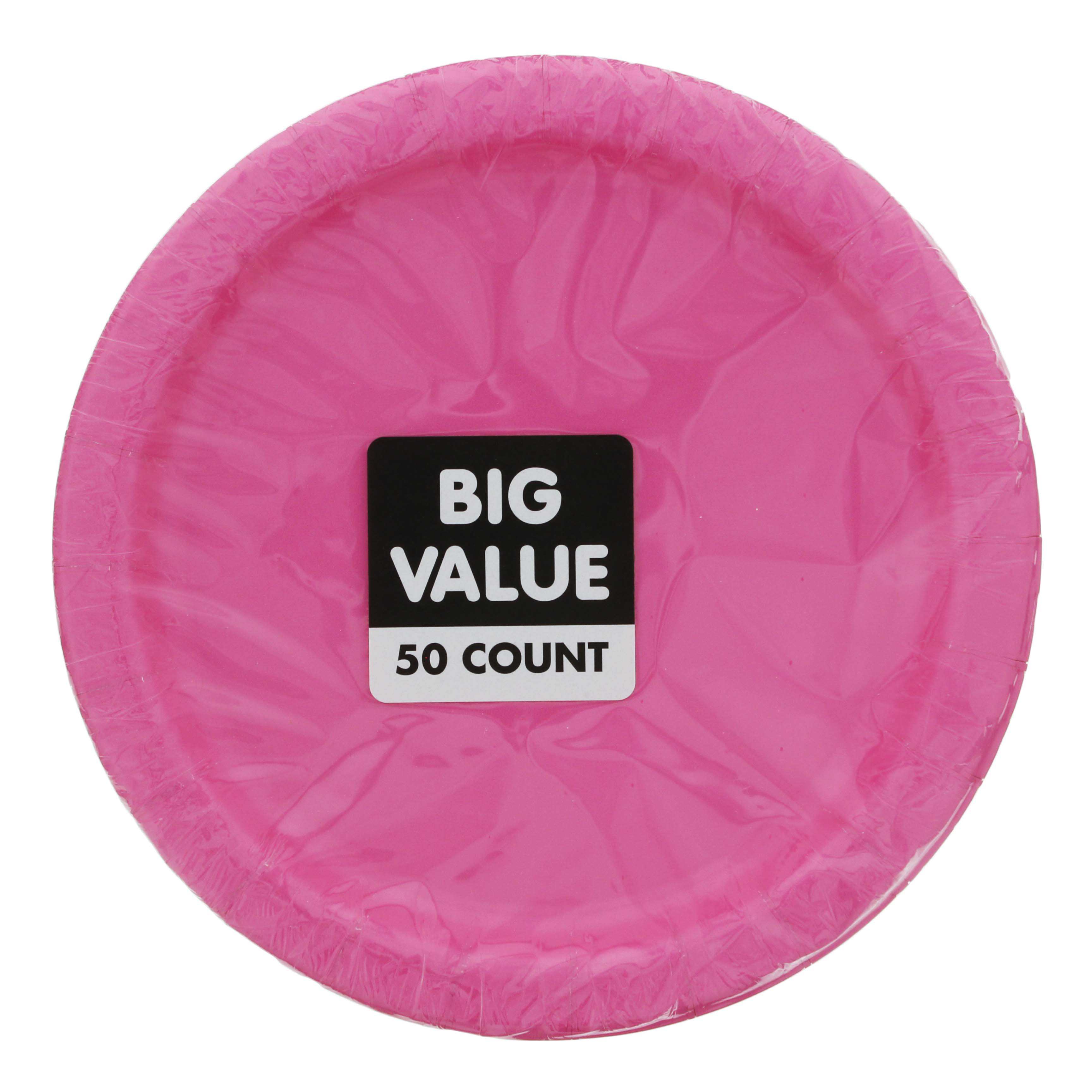 Unique Hot Pinchk Plate Value Pack, 7 inch - Shop Plates & bowls at H-E-B