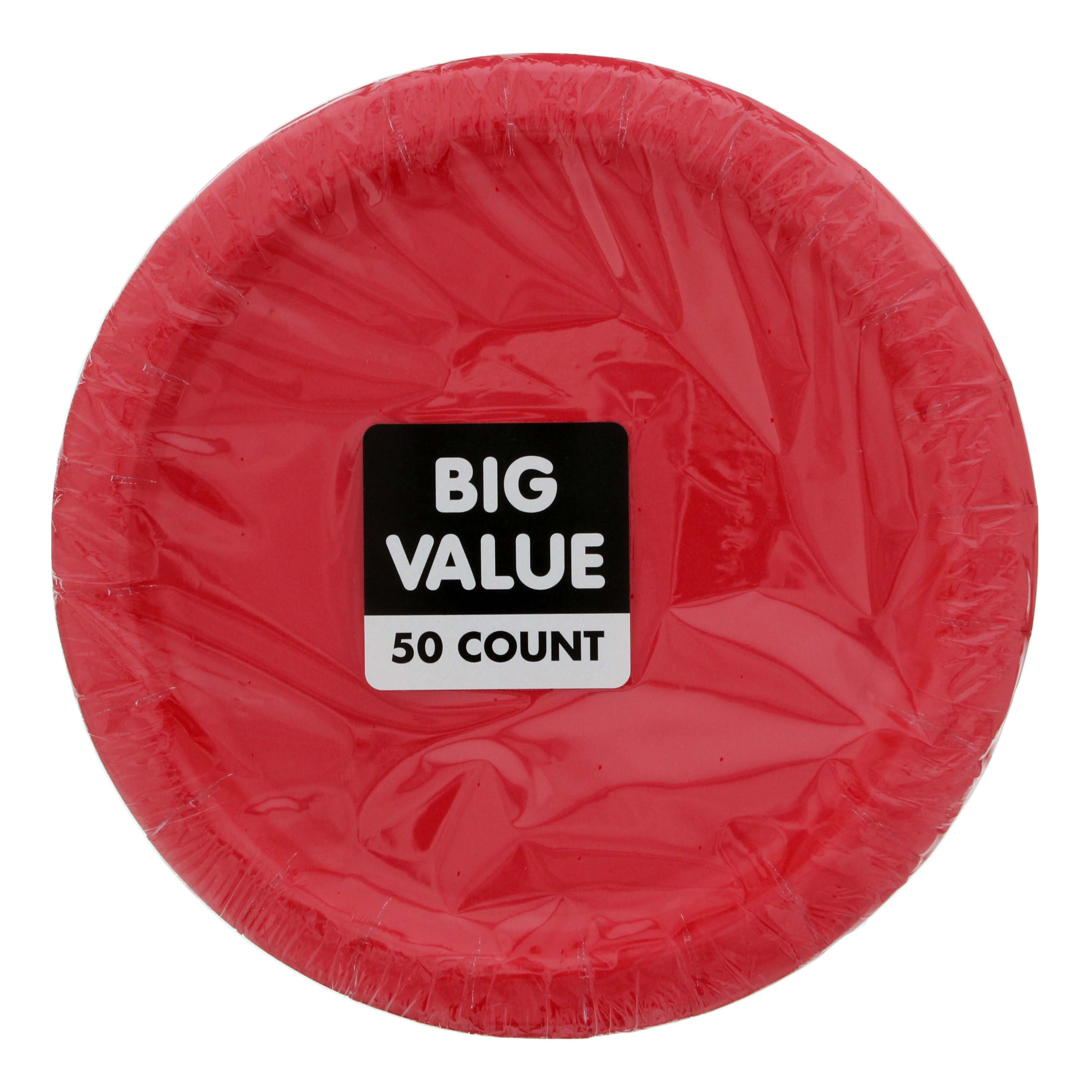 Unique Red Plate Value Pack, 7 inch - Shop Plates & Bowls at H-E-B