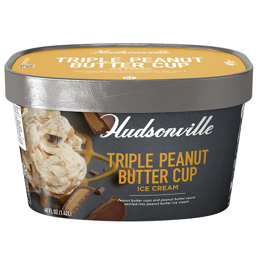 Hudsonville Triple Peanut Butter Cup Ice Cream, 48 oz | Central Market ...