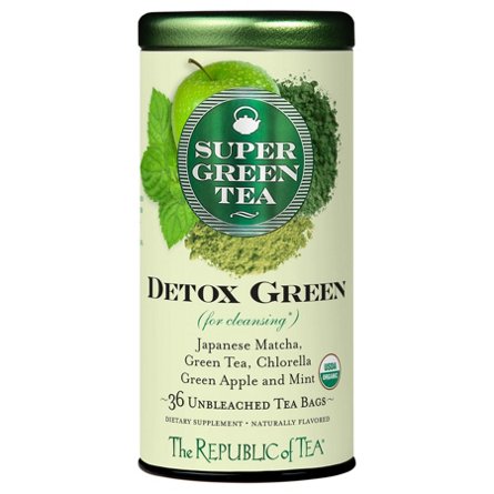 The Republic of Tea Organic Detox Green Supergreen Teabags, 36 ct ...