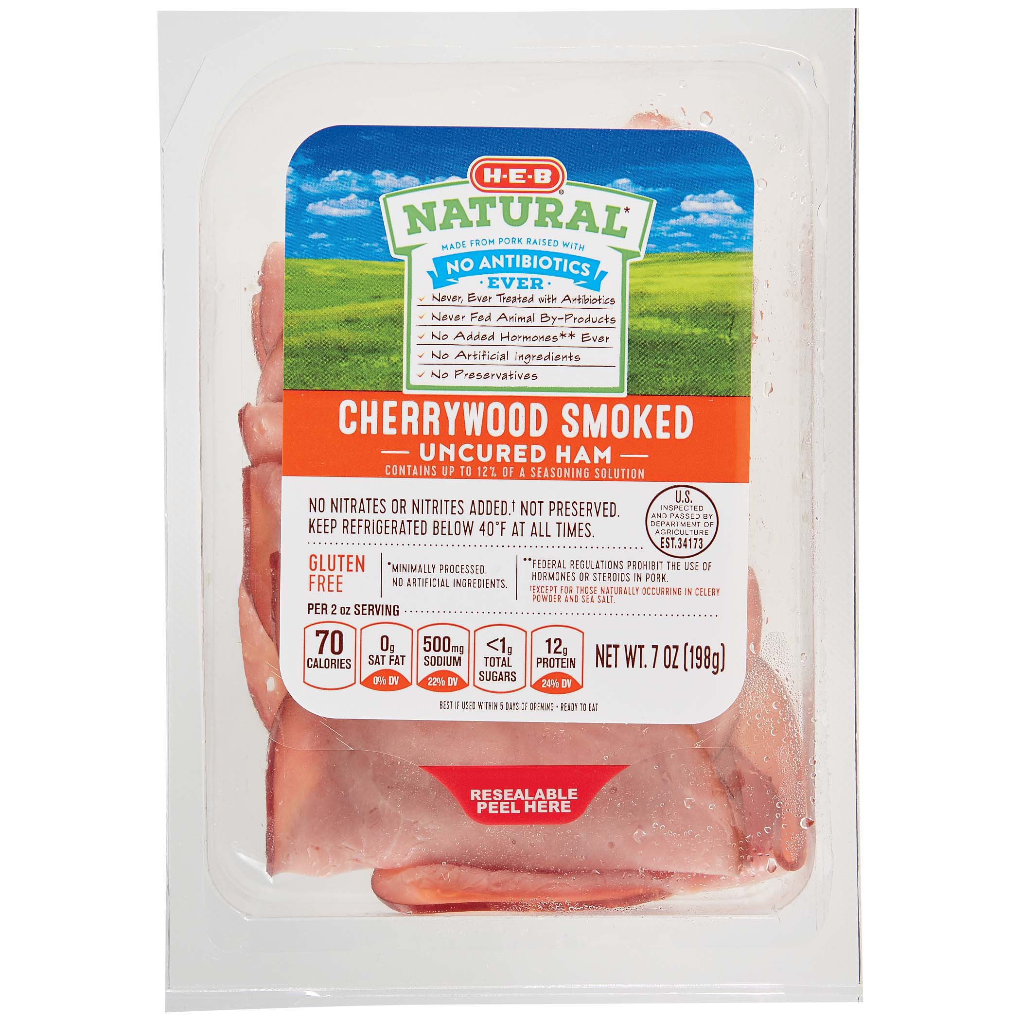 H-E-B Natural Cherrywood Smoked Ham - Shop Meat at H-E-B