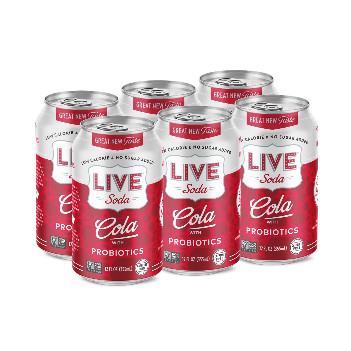 Live Soda Cola with Probiotics 12 oz Cans - Shop Soda at H-E-B