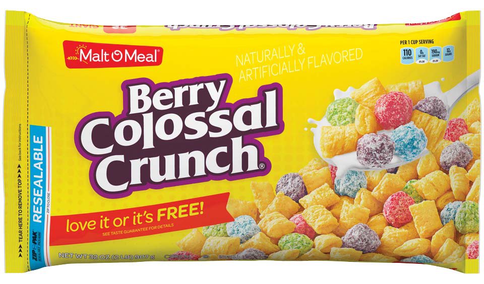 Malt-O-Meal Berry Colossal Crunch Cereal - Shop Cereal & Breakfast at H-E-B