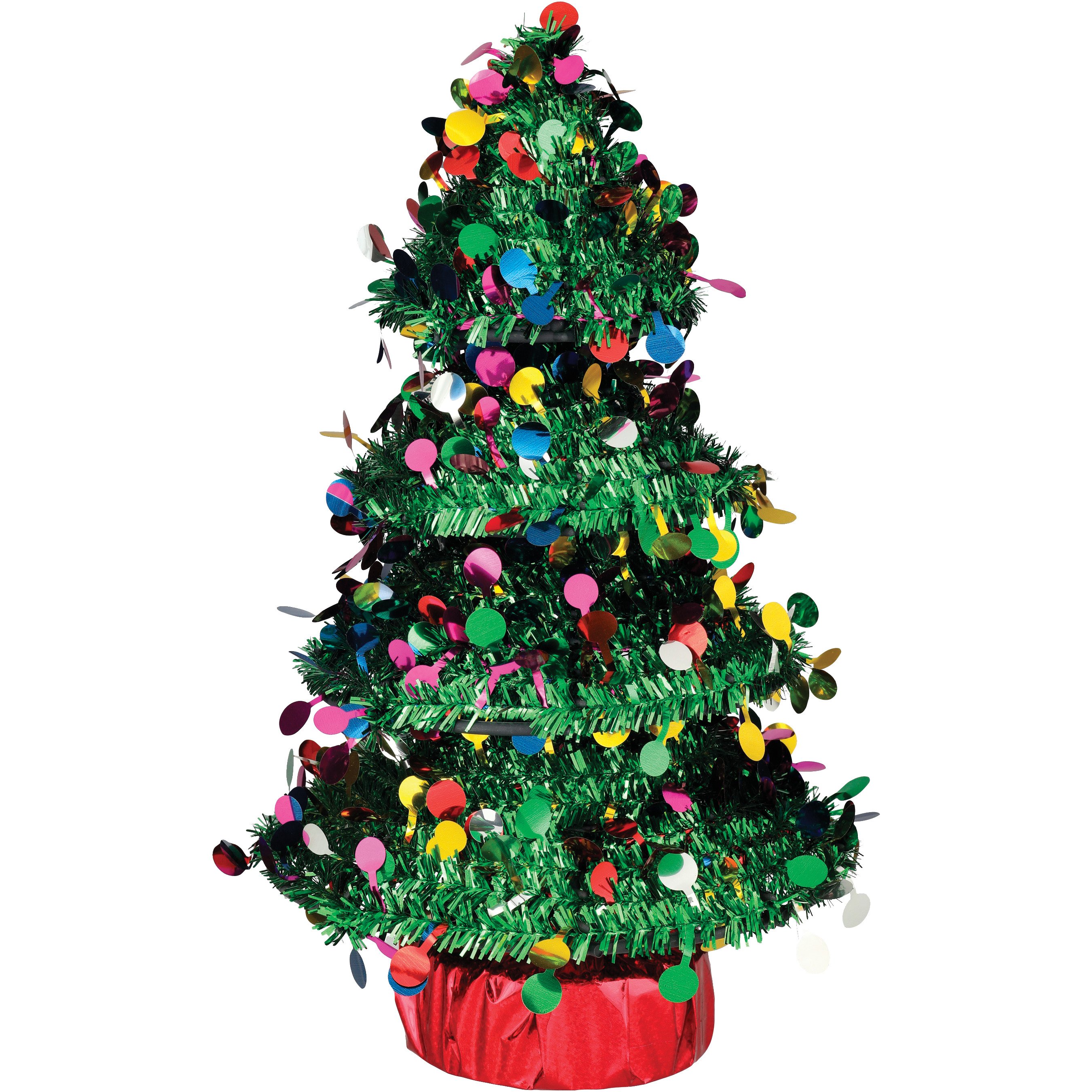 FC Young 3D Tinsel Tabletop Christmas Tree - Shop Seasonal decor at H-E-B
