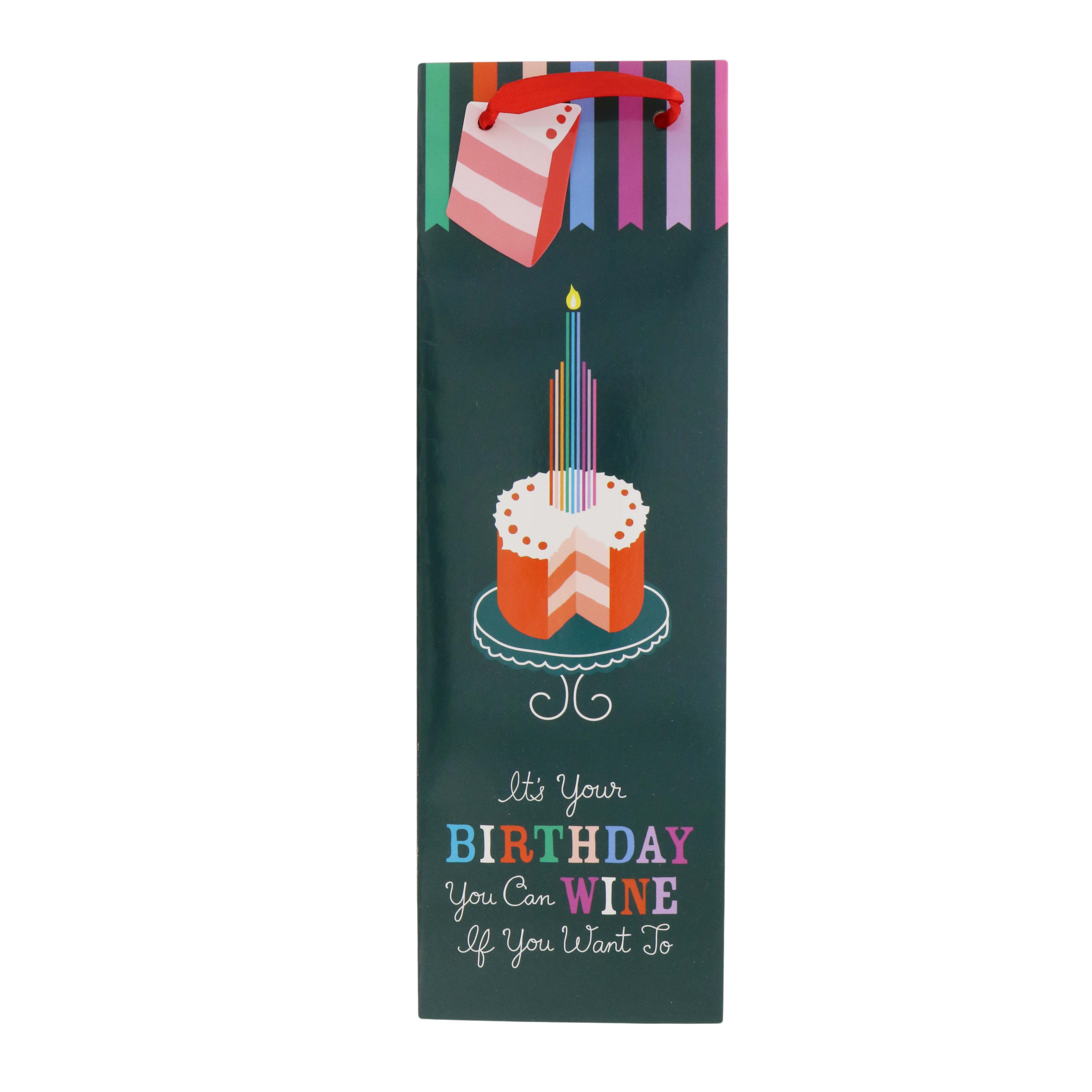 True Brands Birthday Cake Wine Bag - Shop Kitchen & Dining at H-E-B