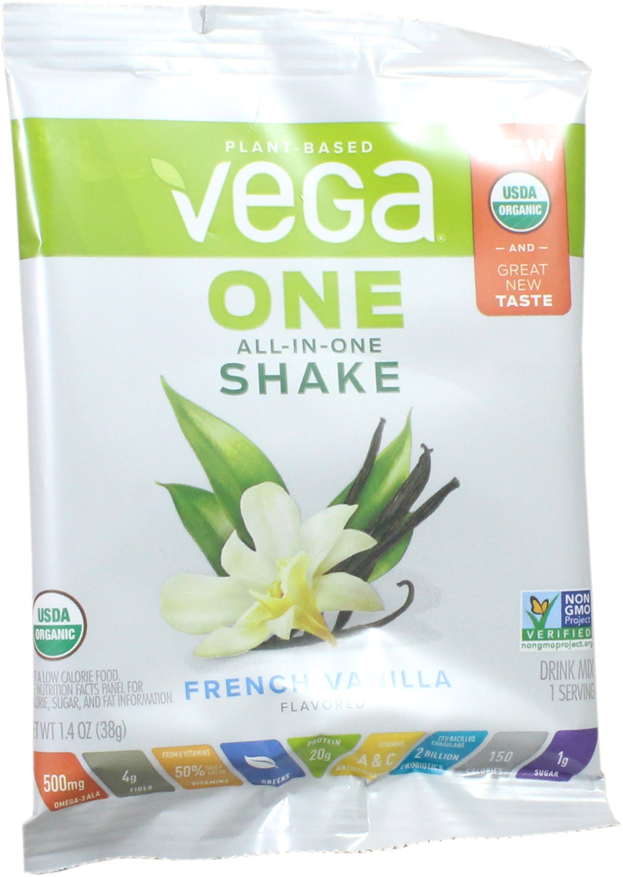 Vega One One Organic US French Vanilla Packet - Shop Diet & Fitness at ...