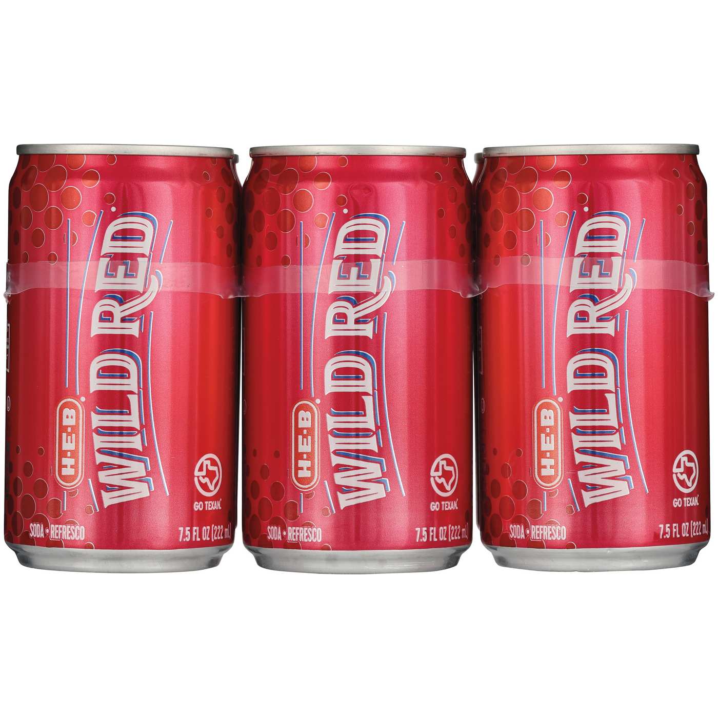 H-E-B Wild Red Soda 6 pk Mini Cans - Shop Soda at H-E-B