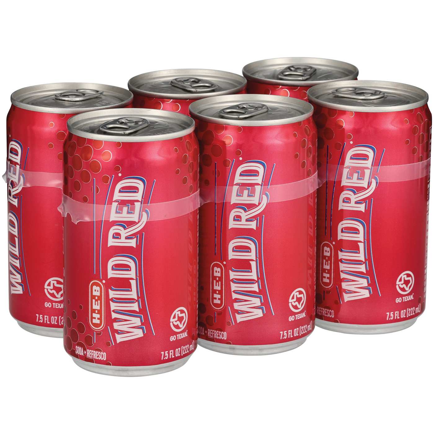 H-E-B Wild Red Soda 6 pk Mini Cans - Shop Soda at H-E-B