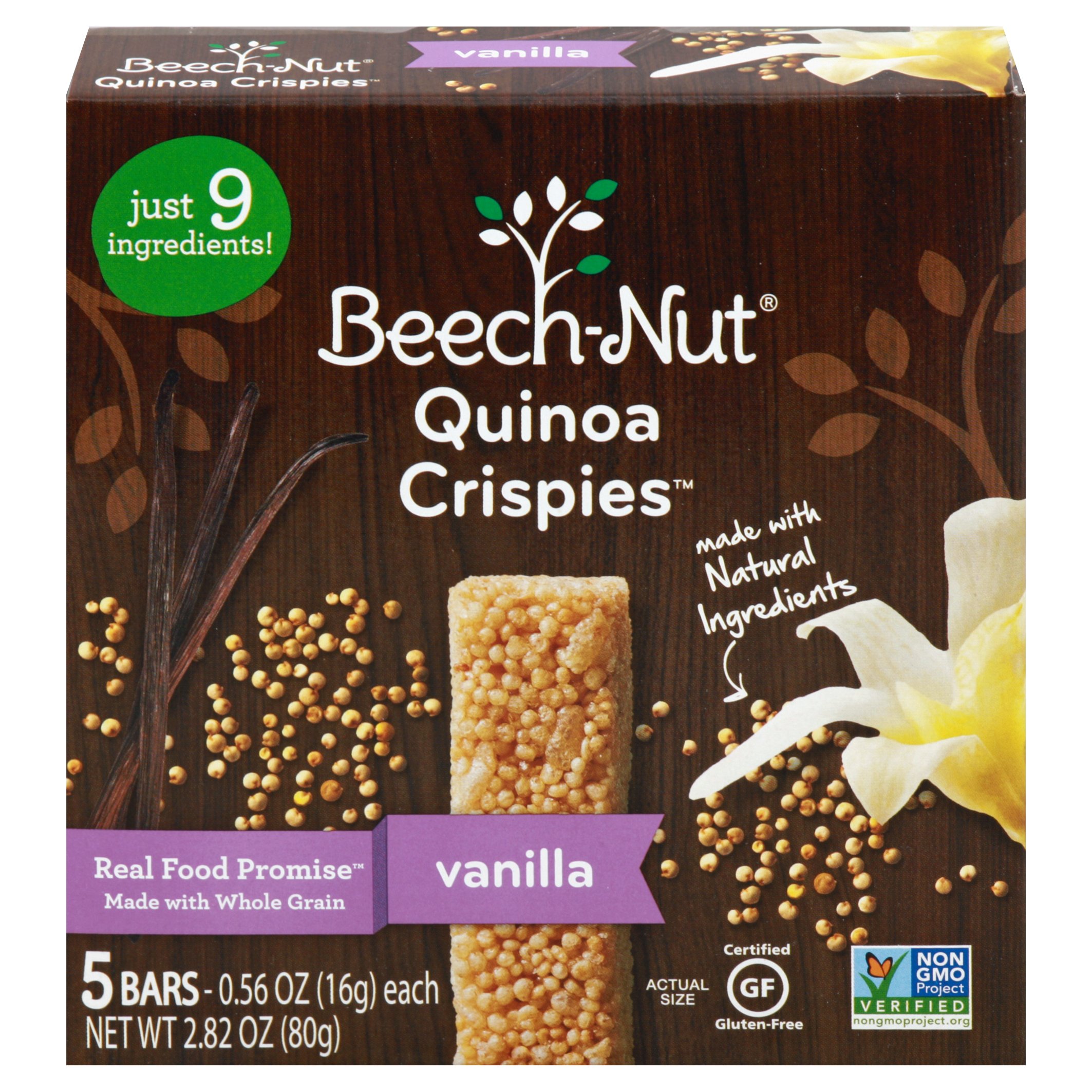Beech-Nut Quinoa Crispies - Vanilla - Shop Toddler Food at H-E-B
