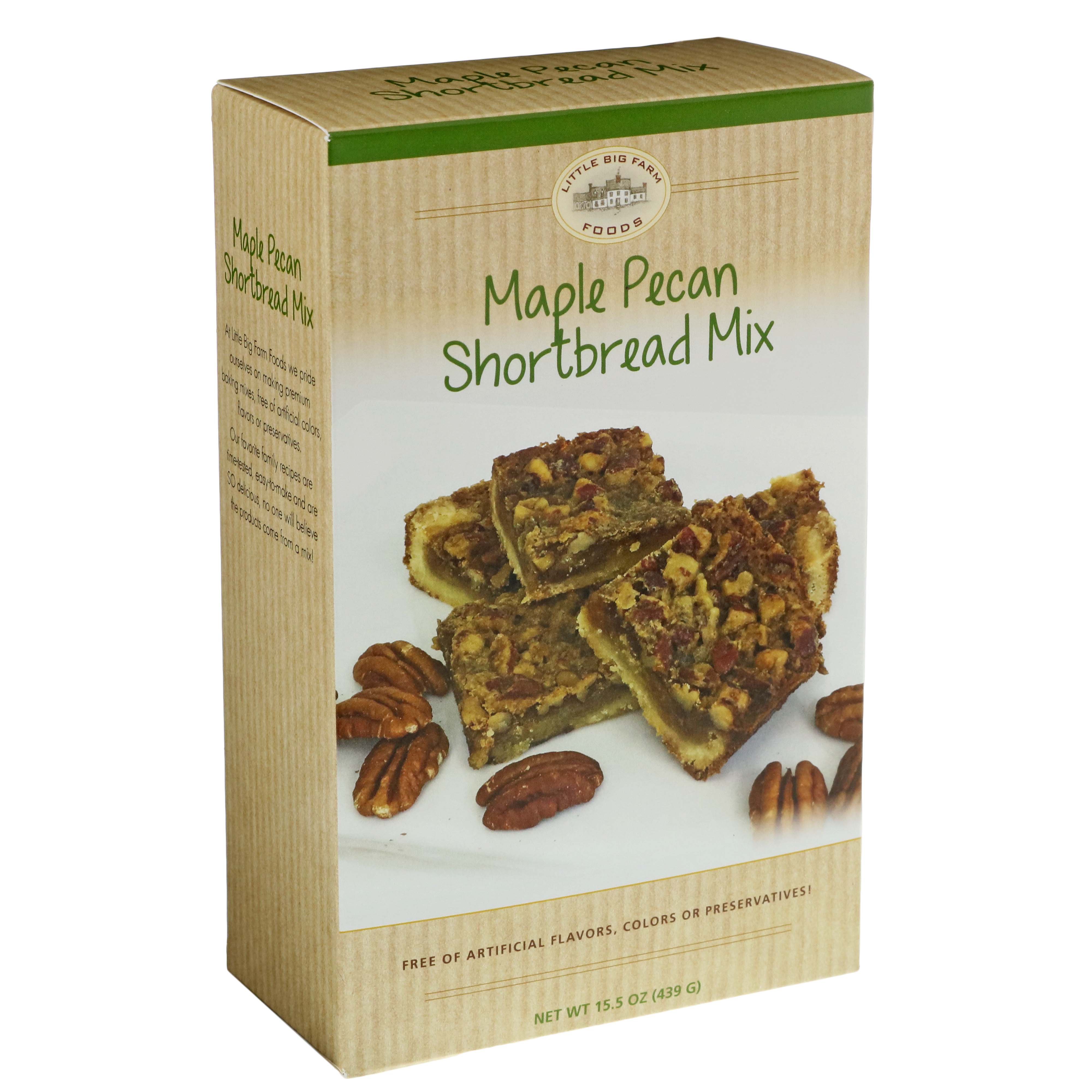 Little Big Farm Foods Maple Pecan Shortbread Mix - Shop Baking mixes at ...