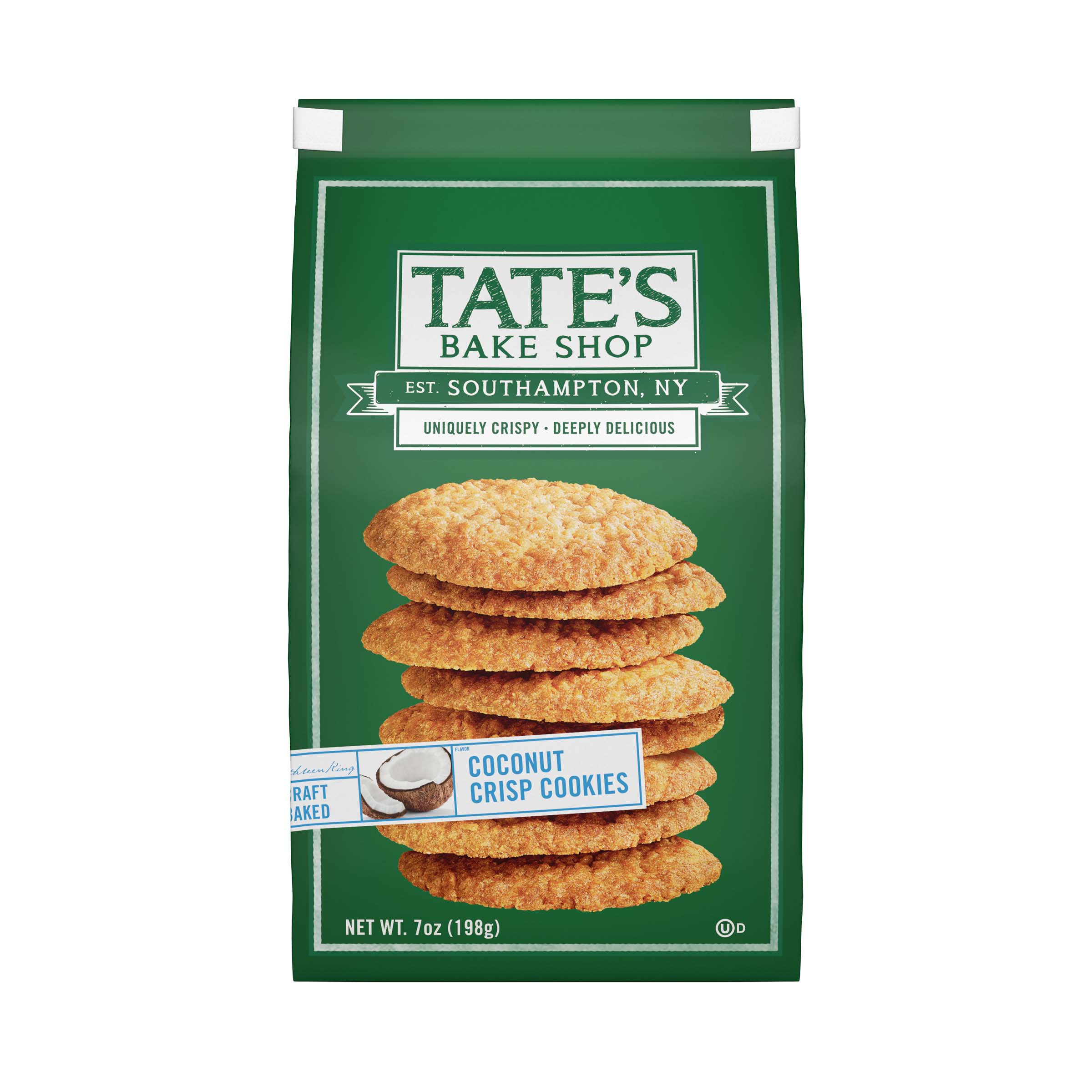 Tate's Bake Shop Coconut Crisp Cookies - Shop Cookies at H-E-B