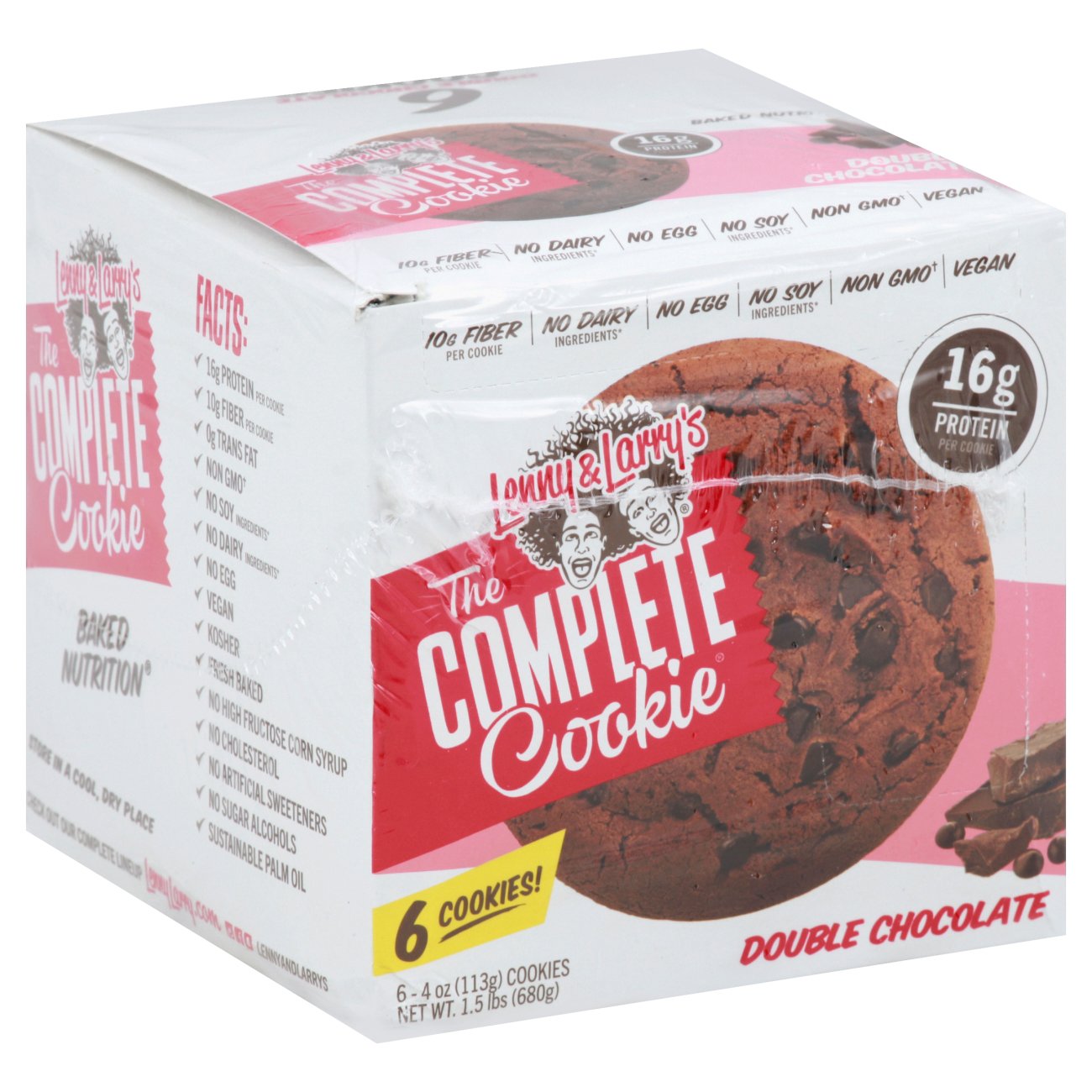 Lenny & Larry's The Complete Cookie Double Chocolate - Shop Granola ...