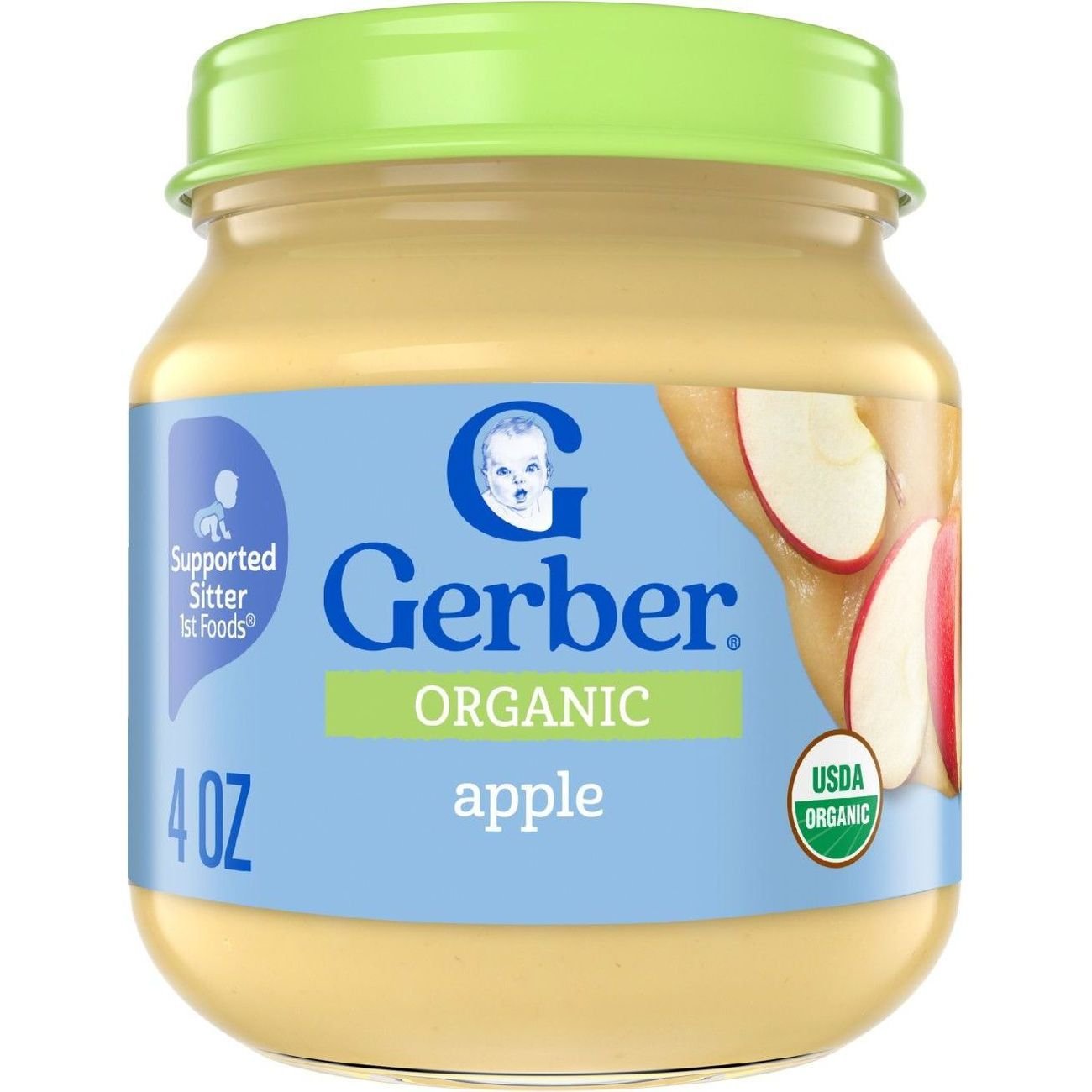 Gerber Organic for Baby 1st Foods - Apple - Shop Baby food at H-E-B