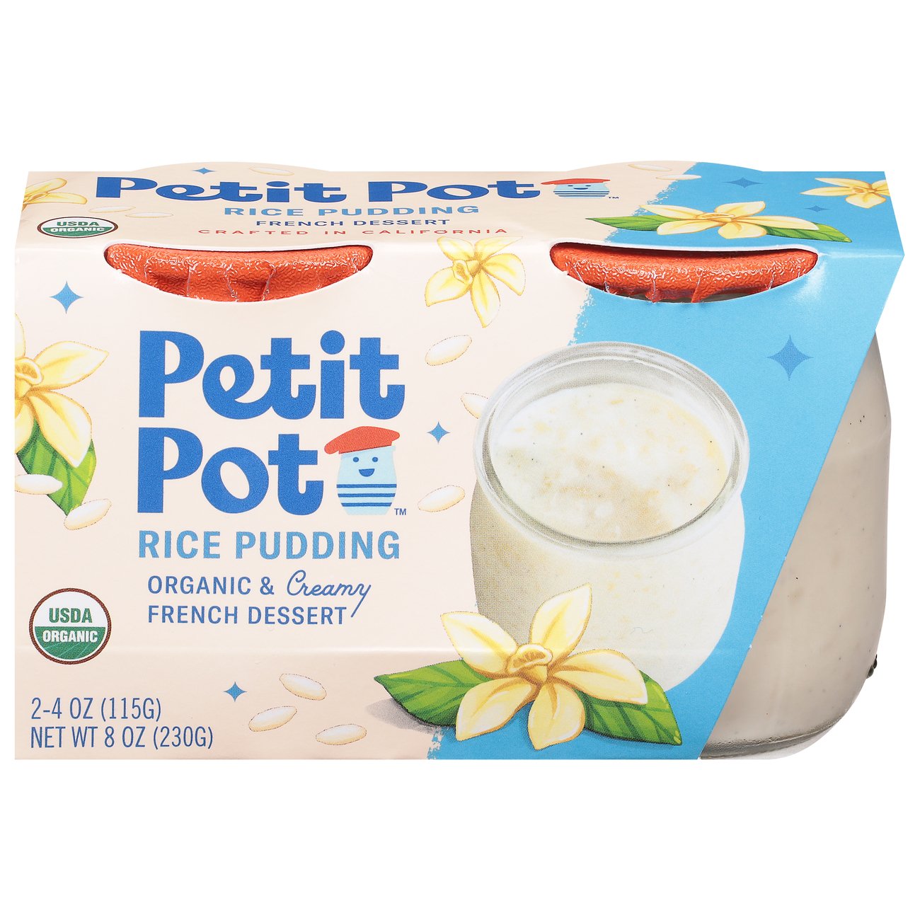 Petit Pot Organic Vanilla Rice Pudding, 2 ct | Central Market - Really ...