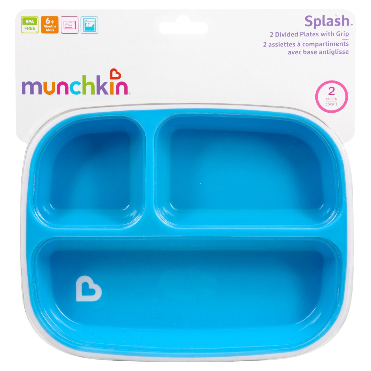 Munchkin Splash Divided Plates - Shop Dishes & utensils at H-E-B