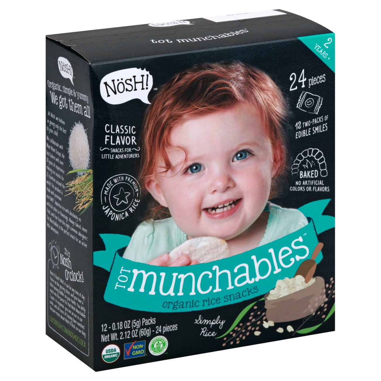 Nosh Tot Munchables Simply Rice - Shop Toddler food at H-E-B