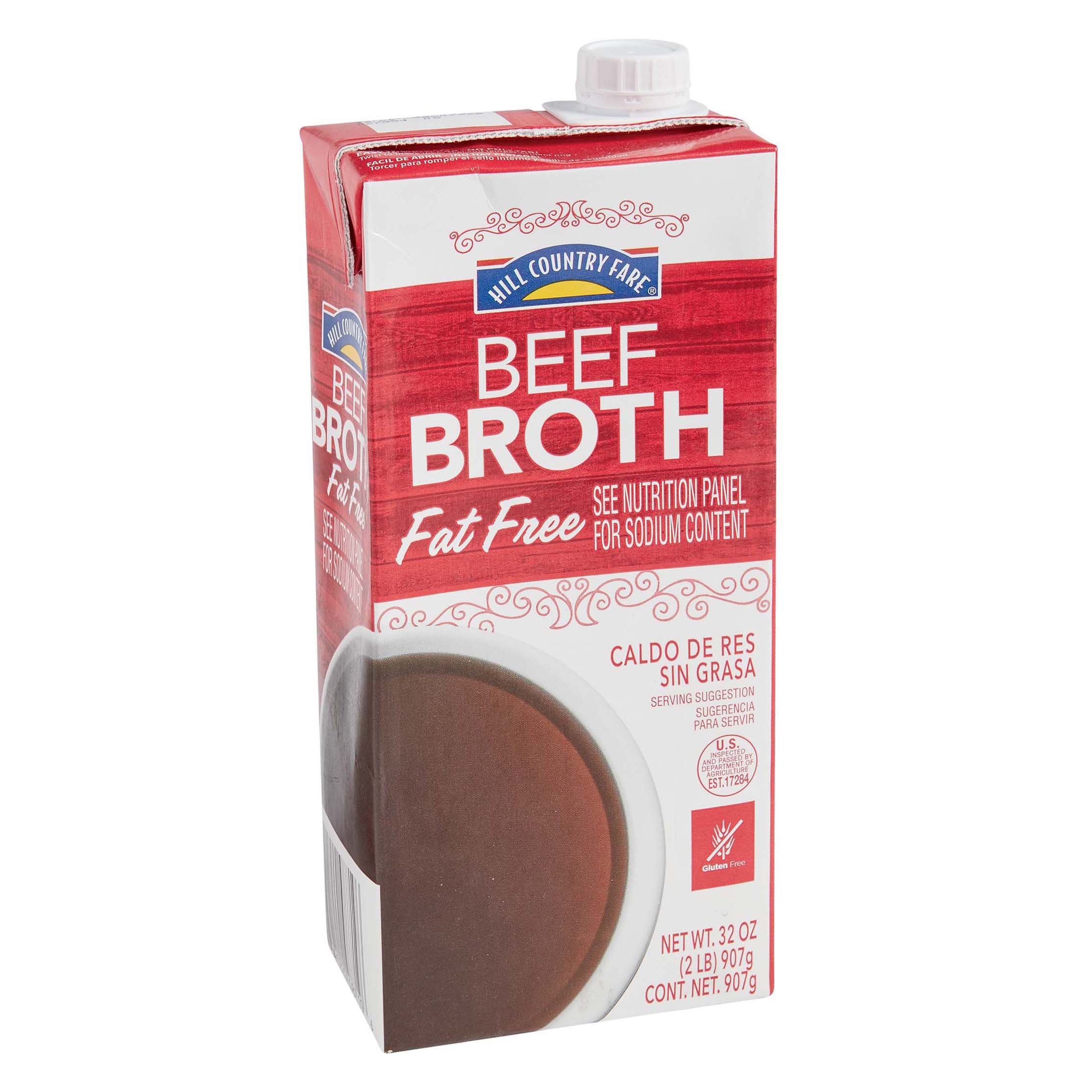 Hill Country Fare Beef Broth - Shop Broth & bouillon at H-E-B