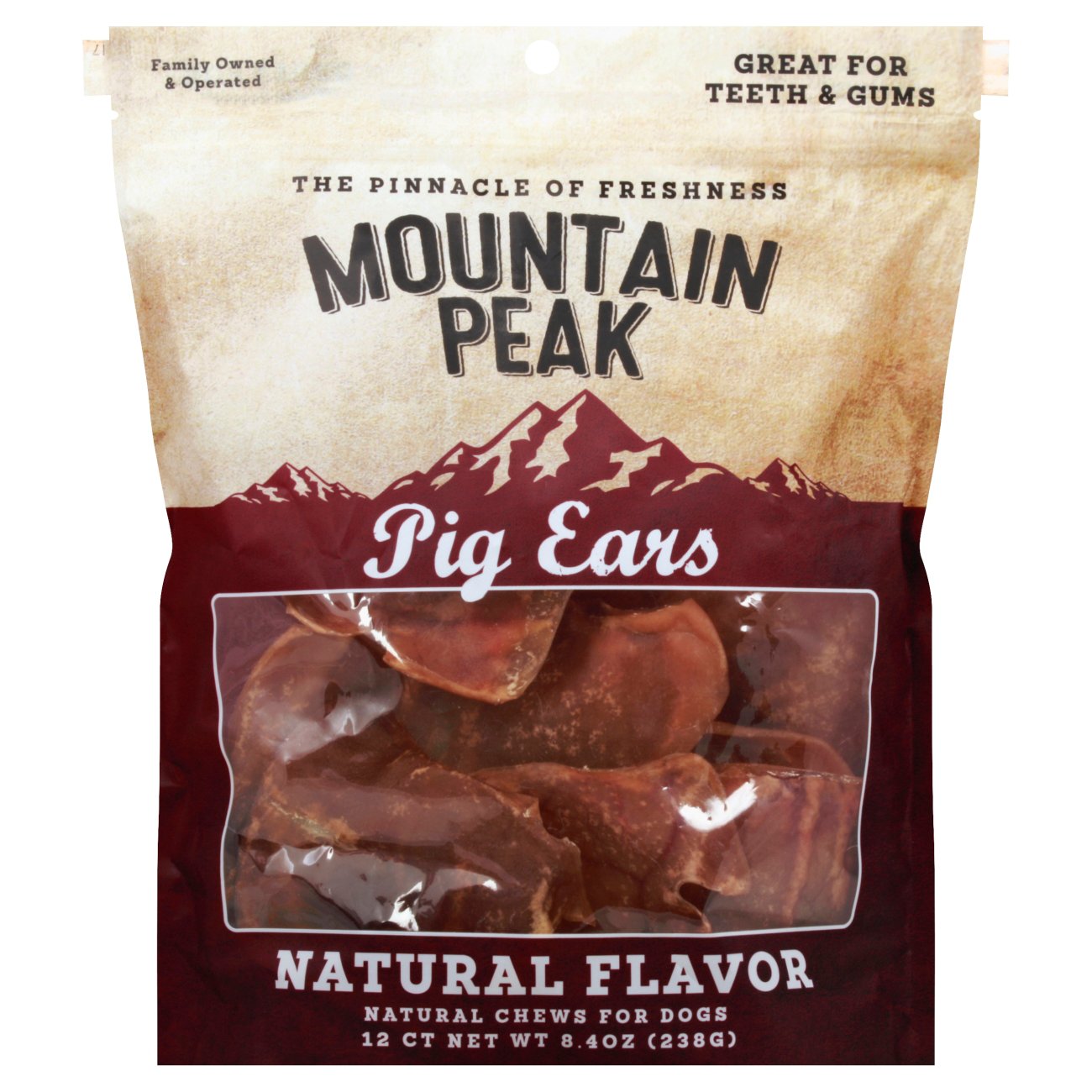 Mountain Peak Whole Pig Ears - Shop Dogs at H-E-B