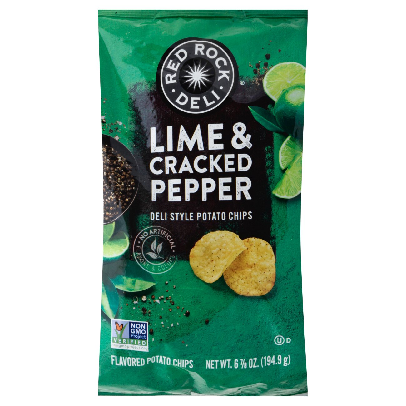Red Rock Deli Lime & Cracked Pepper Deli Style Potato Chips - Shop ...