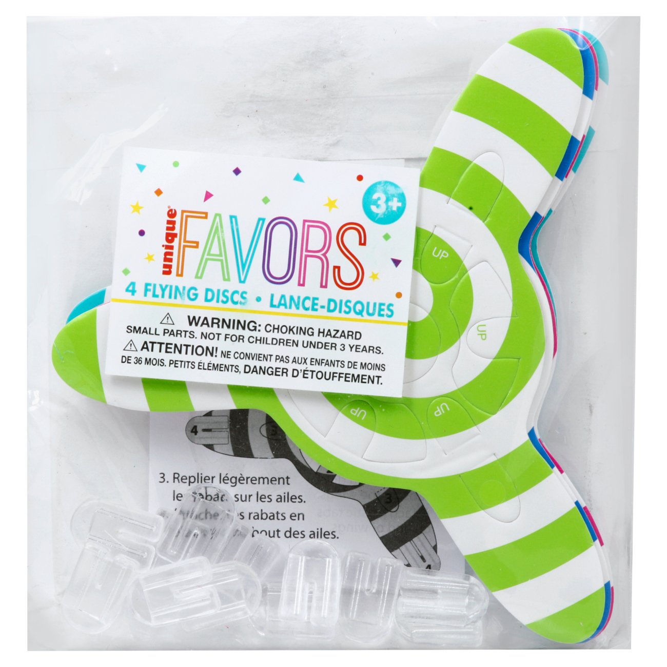 Unique Flyng Discs Assorted Clear - Shop Favors at H-E-B