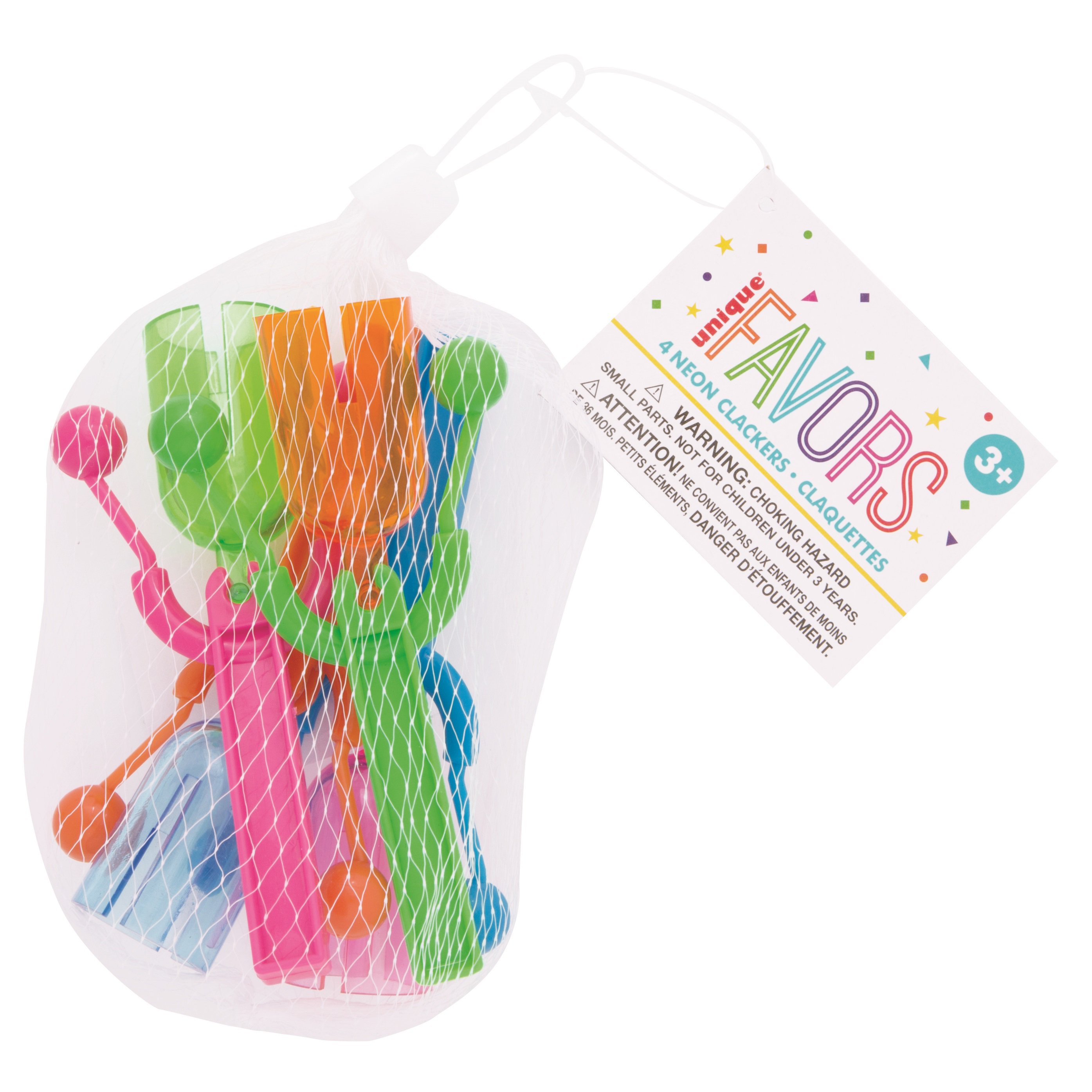 Unique Favors Neon Multi-Color Clackers - Shop Kitchen & Dining at H-E-B