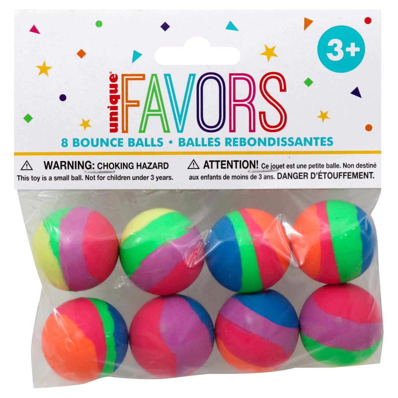 Unique 35 mm Pastel Stripe Bounce Ball - Shop Favors at H-E-B