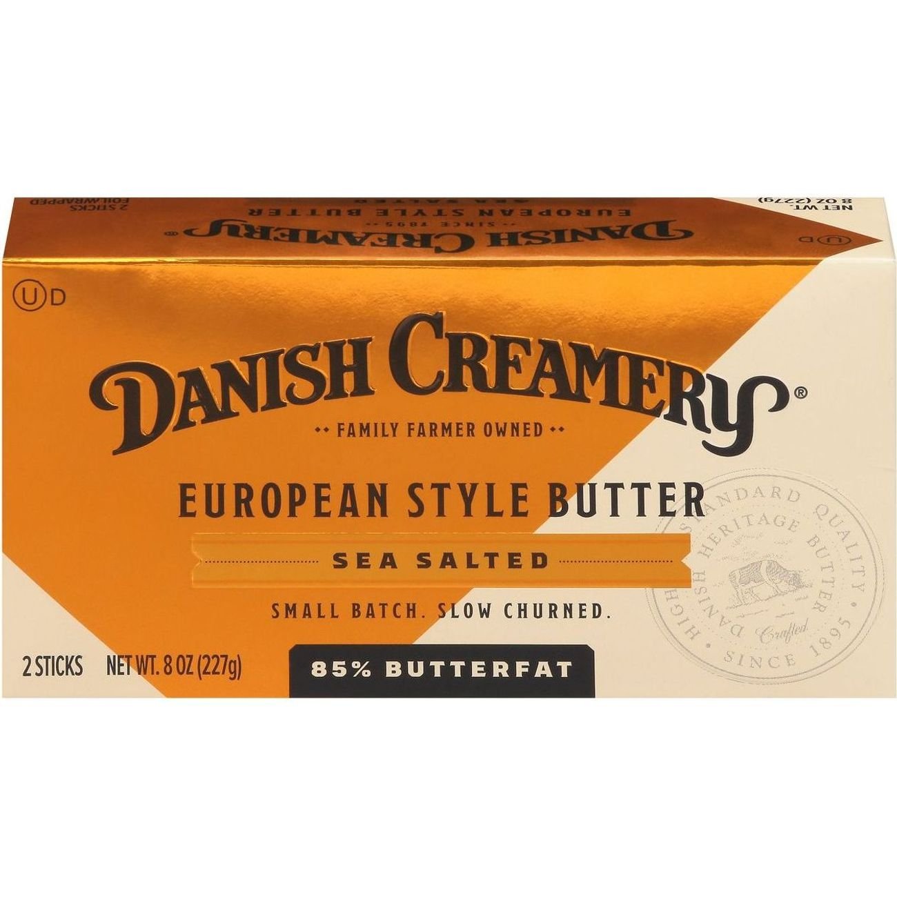 Danish Creamery Sea Salted European Style Butter Sticks - Shop Butter ...