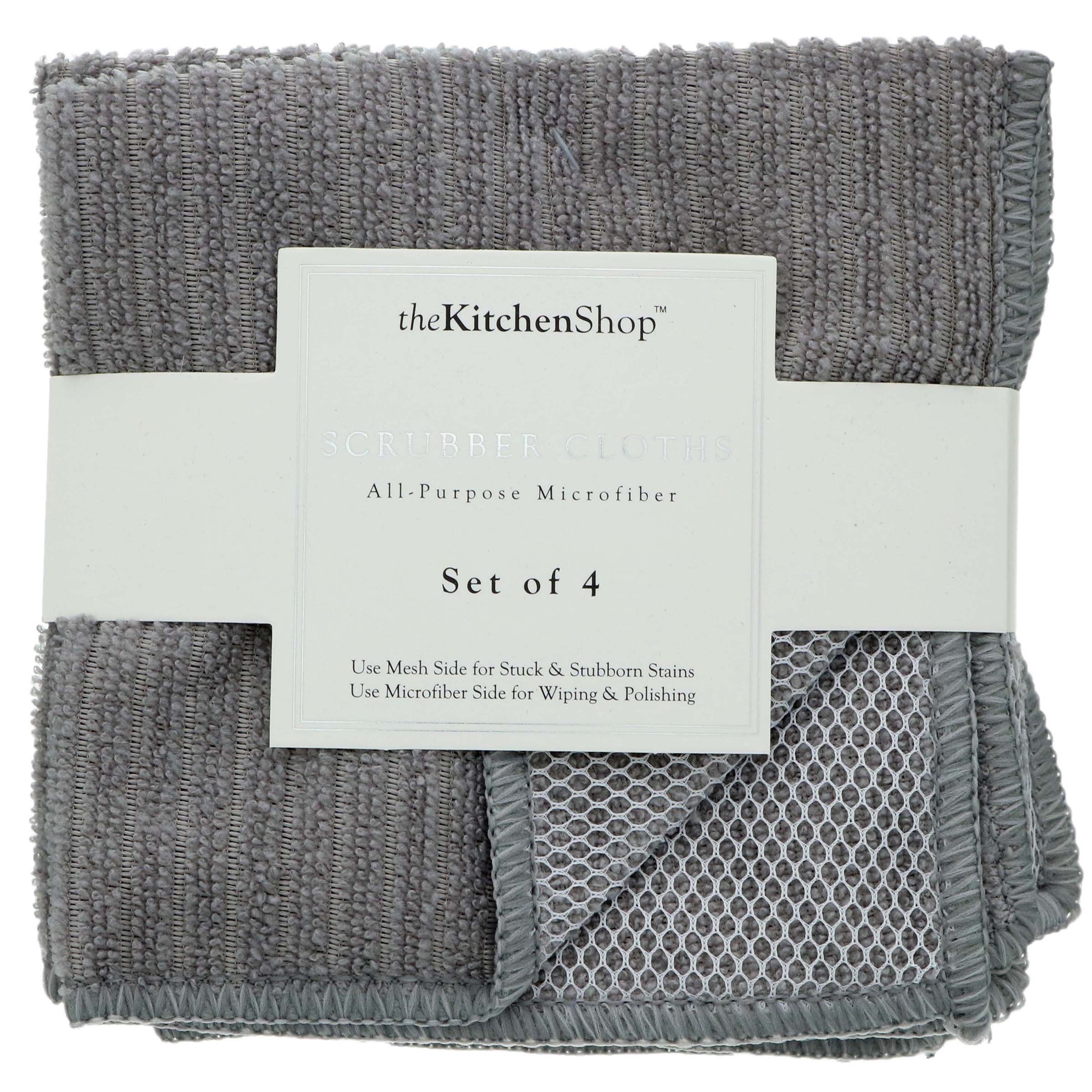 Kitchen Shop Scrubber Cloths Gray - Shop Kitchen Linens at H-E-B