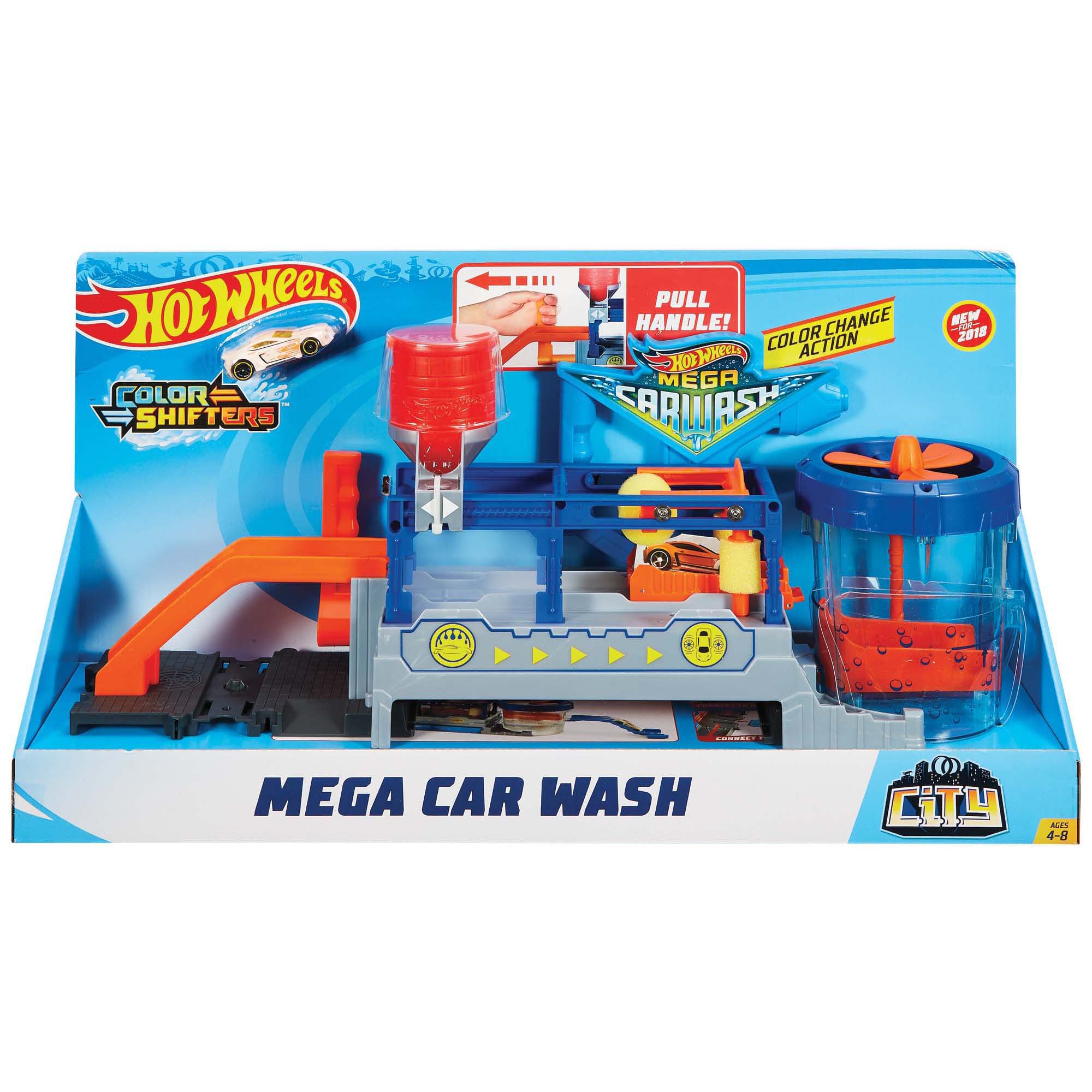 Hot Wheels Mega Car Wash Playset - Shop Toy Vehicles at H-E-B