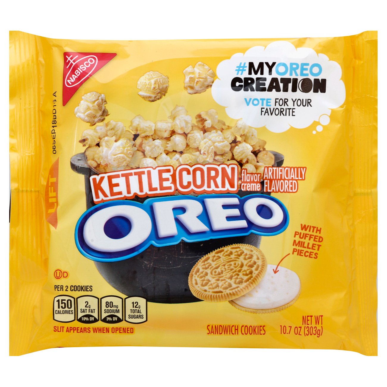 Nabisco Oreo Kettle Corn Sandwich Cookies - Shop Cookies at H-E-B