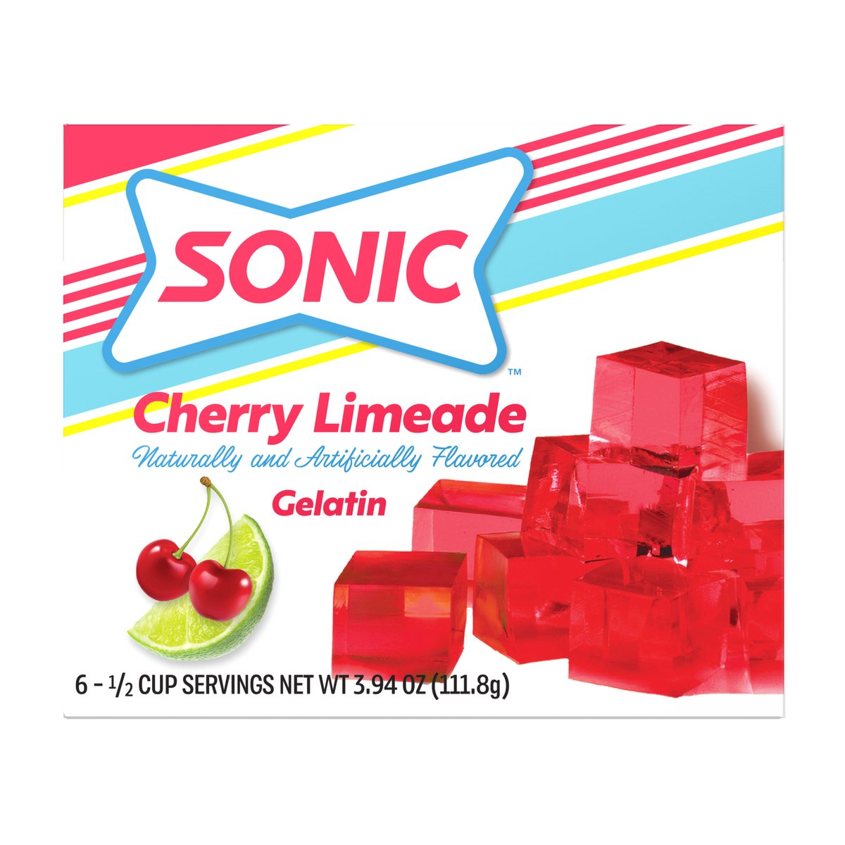 Sonic Gelatin - Cherry Limeade - Shop Pudding & gelatin mix at H-E-B