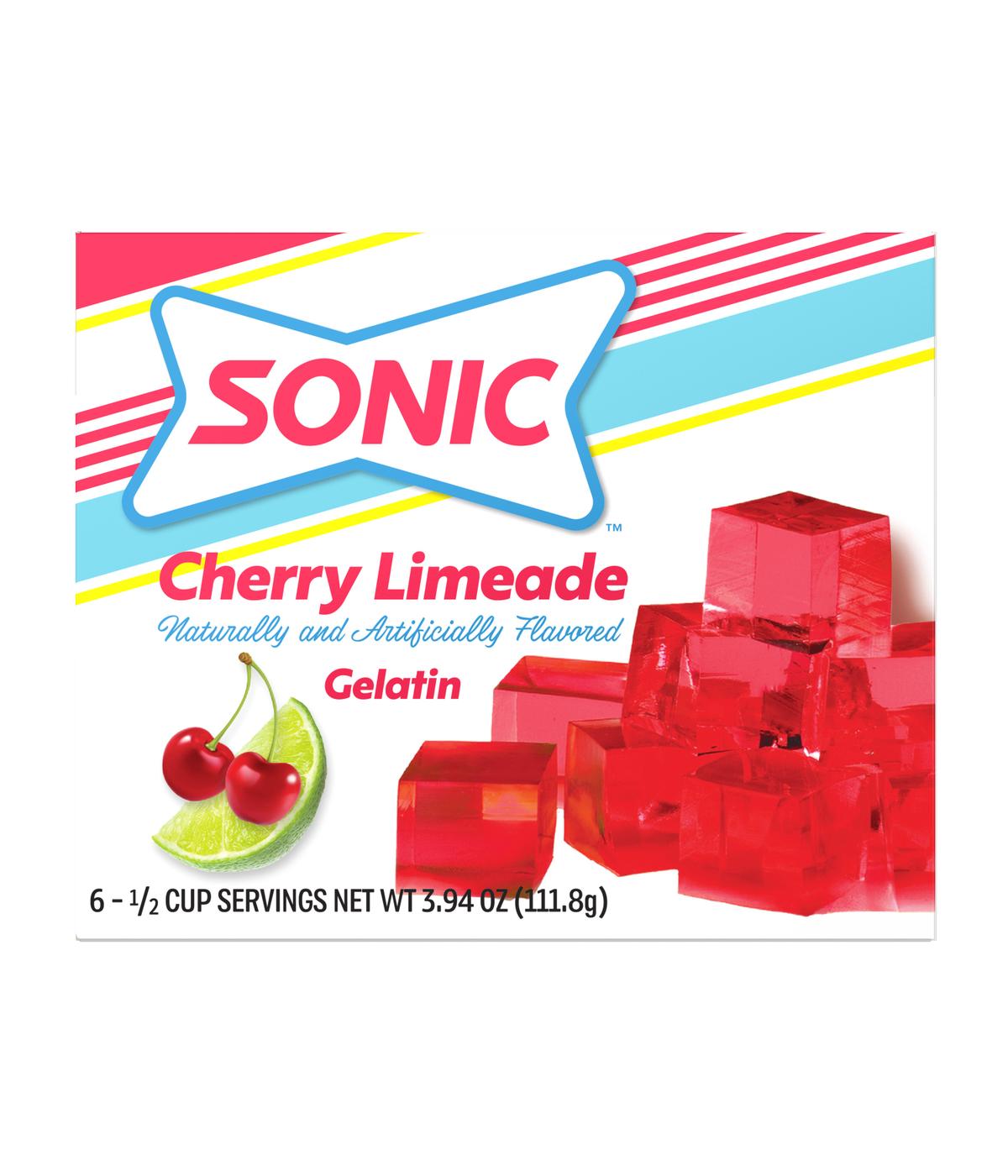 Sonic Gelatin - Cherry Limeade - Shop Pudding & gelatin mix at H-E-B