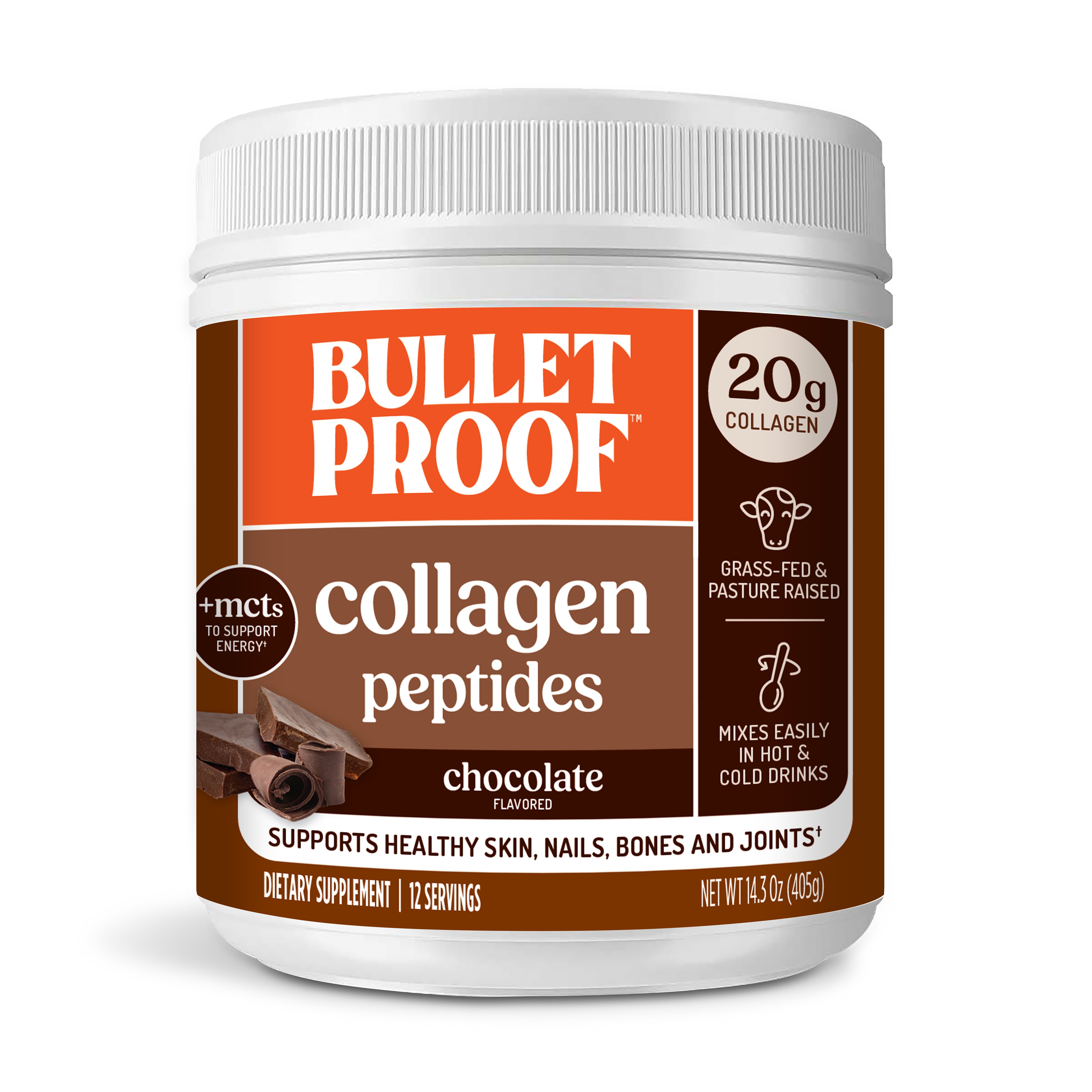 Bulletproof Collagen Peptides - Chocolate - Shop Diet & fitness at H-E-B