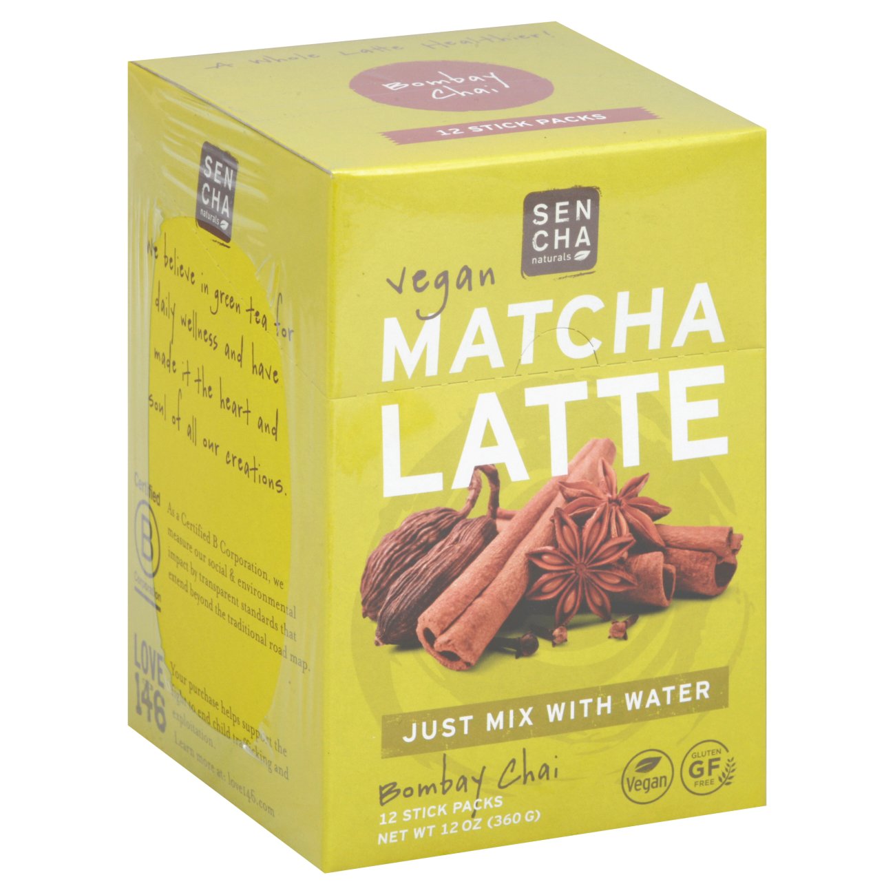 Sencha Naturals Matcha Latte Bombay Chai Sticks - Shop Tea at H-E-B