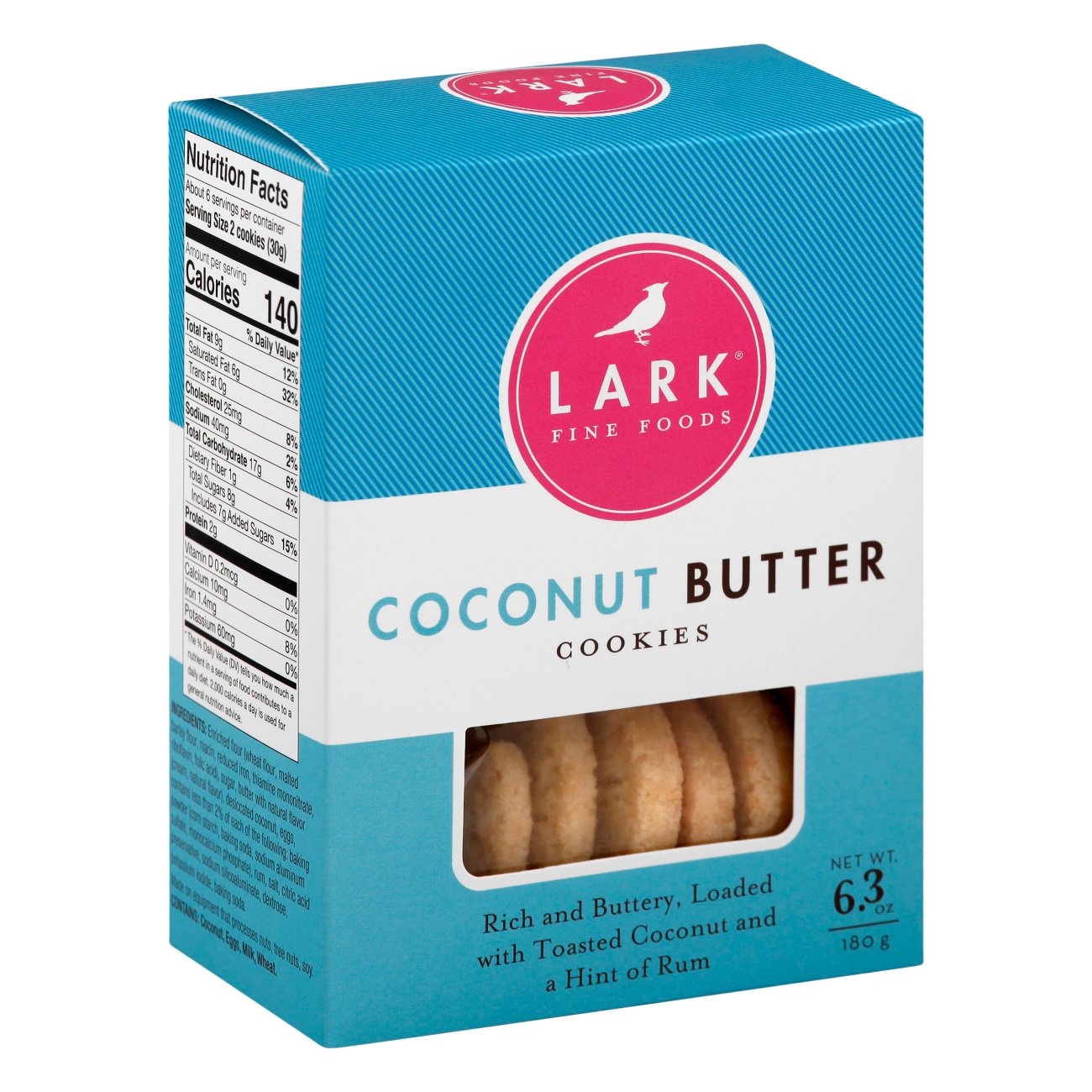 Lark Coconut Butter Cookies - Shop Cookies at H-E-B