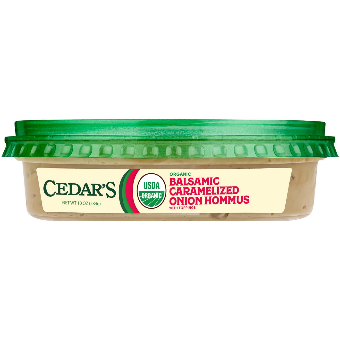 Cedar's Organic Balsamic Carmelized Onion Hommus - Shop Dip at H-E-B