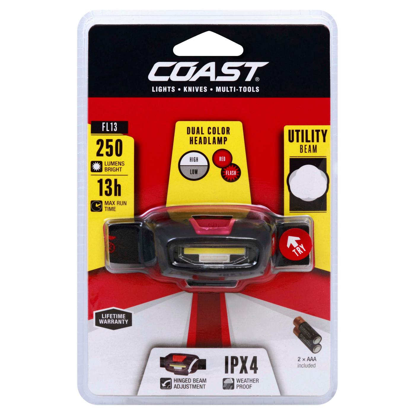 Coast Dual Color C.O.B Utility Headlight - Shop Flashlights at H-E-B