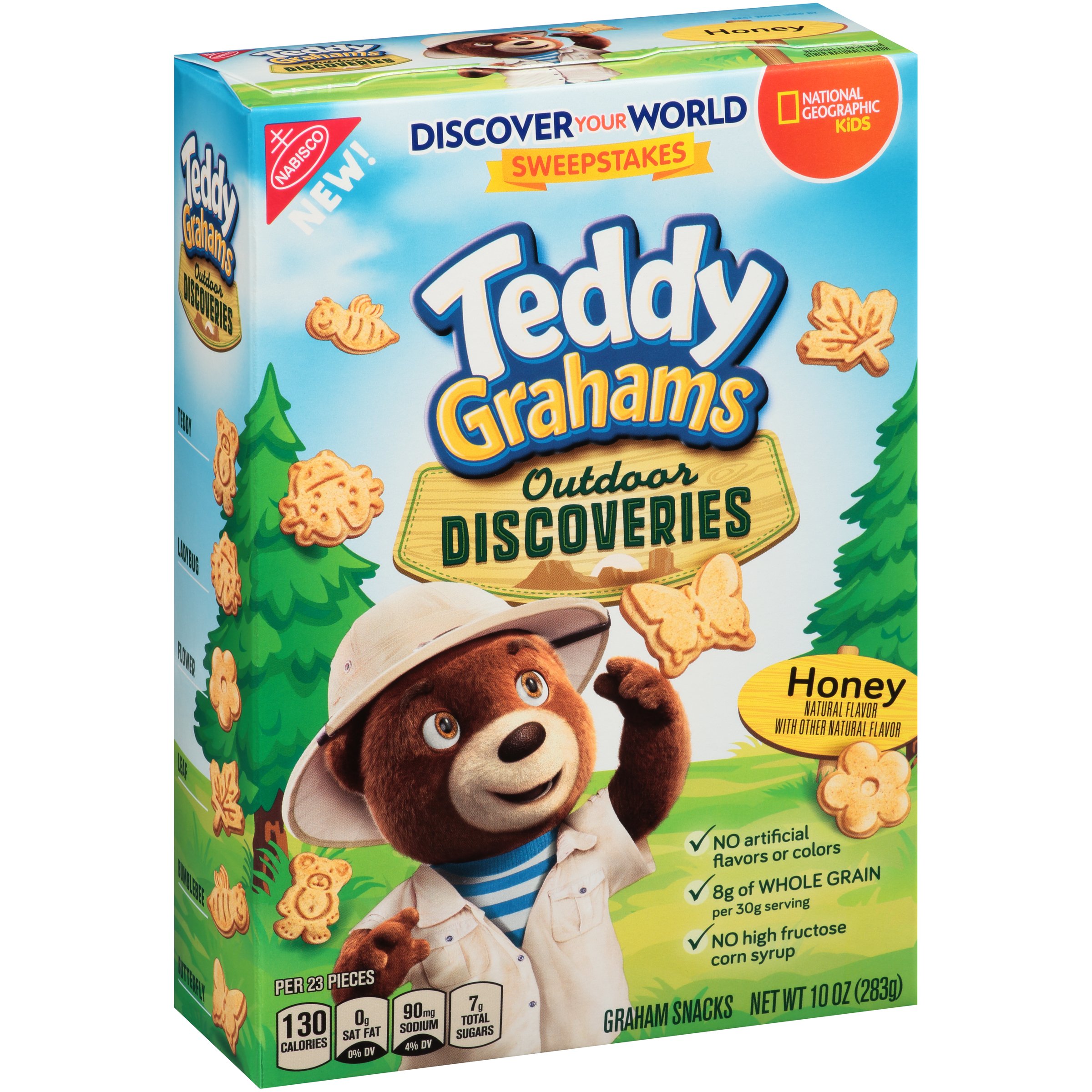 Nabisco Teddy Grahams Outdoor Discoveries Graham Snacks - Shop Cookies ...