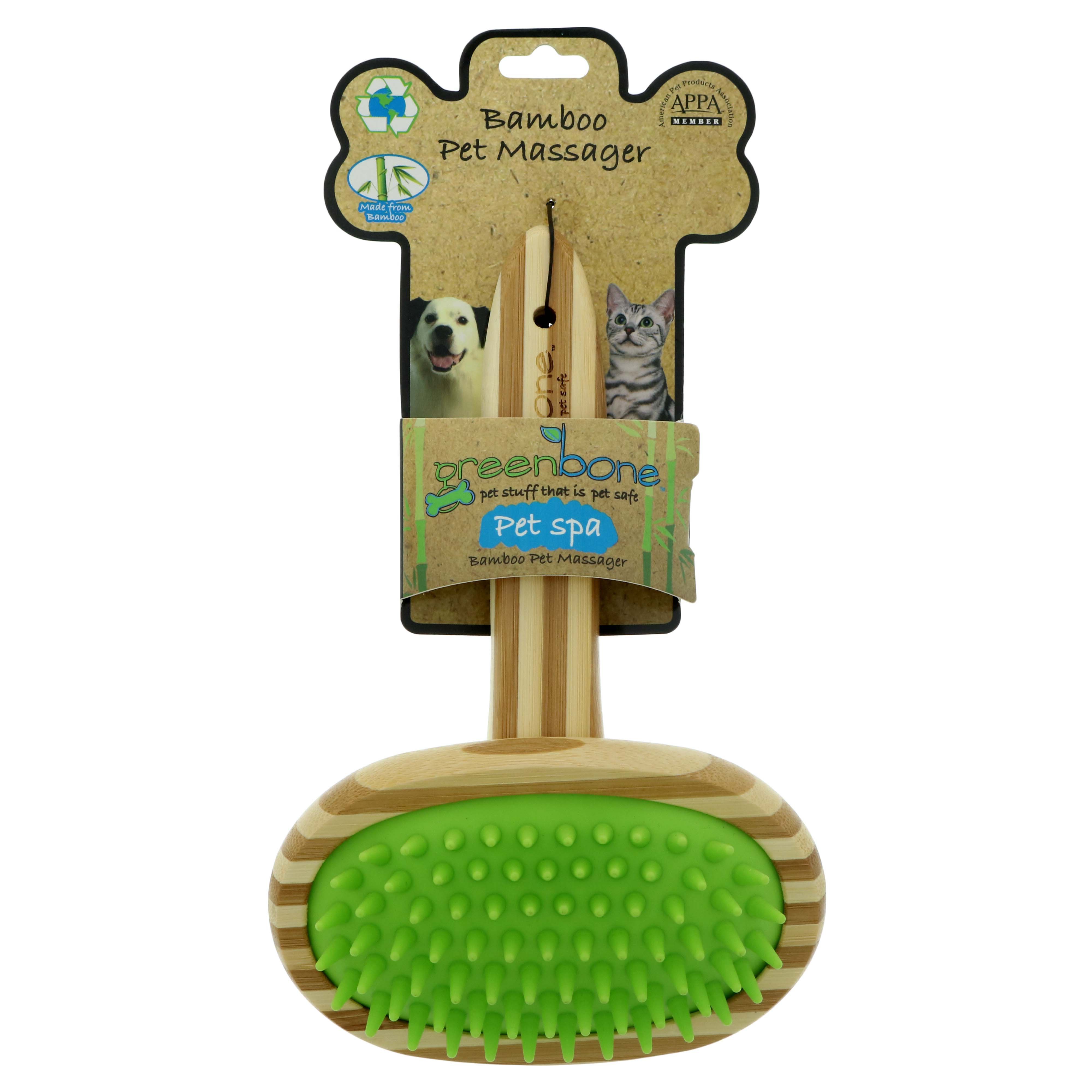 Greenbone Bamboo Pet Massager - Shop Grooming at H-E-B