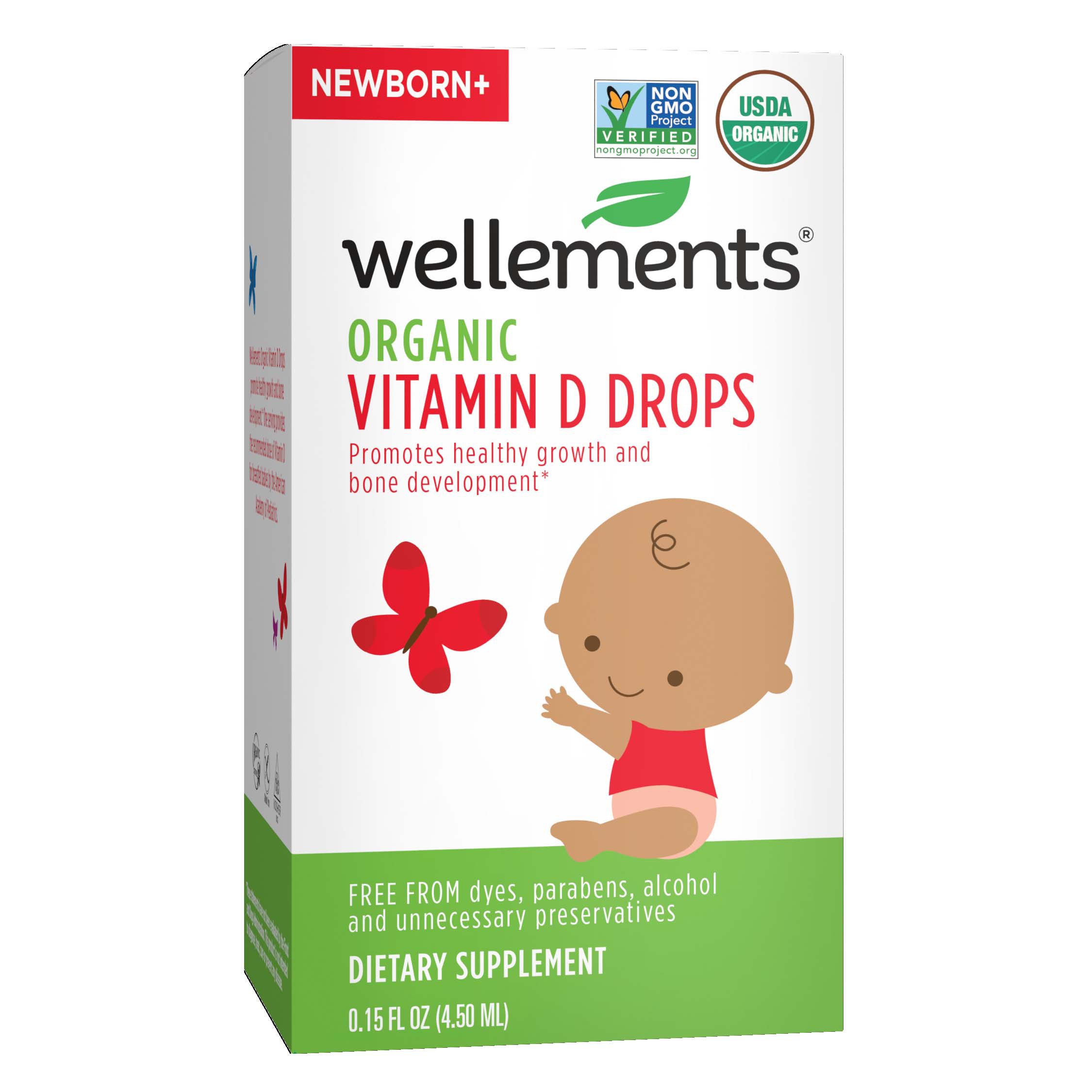 Wellements Organic Vitamin D Drops - Shop Medical devices & supplies at ...