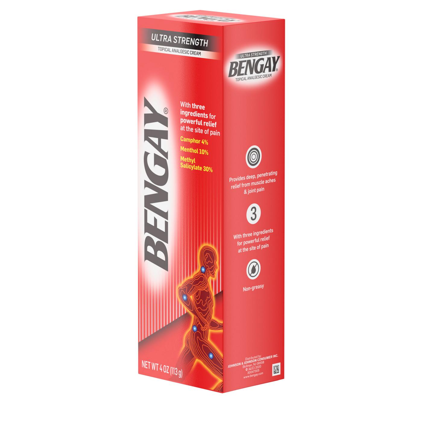 Bengay Ultra Strength Topical Pain Relief Cream - Shop Muscle & joint ...