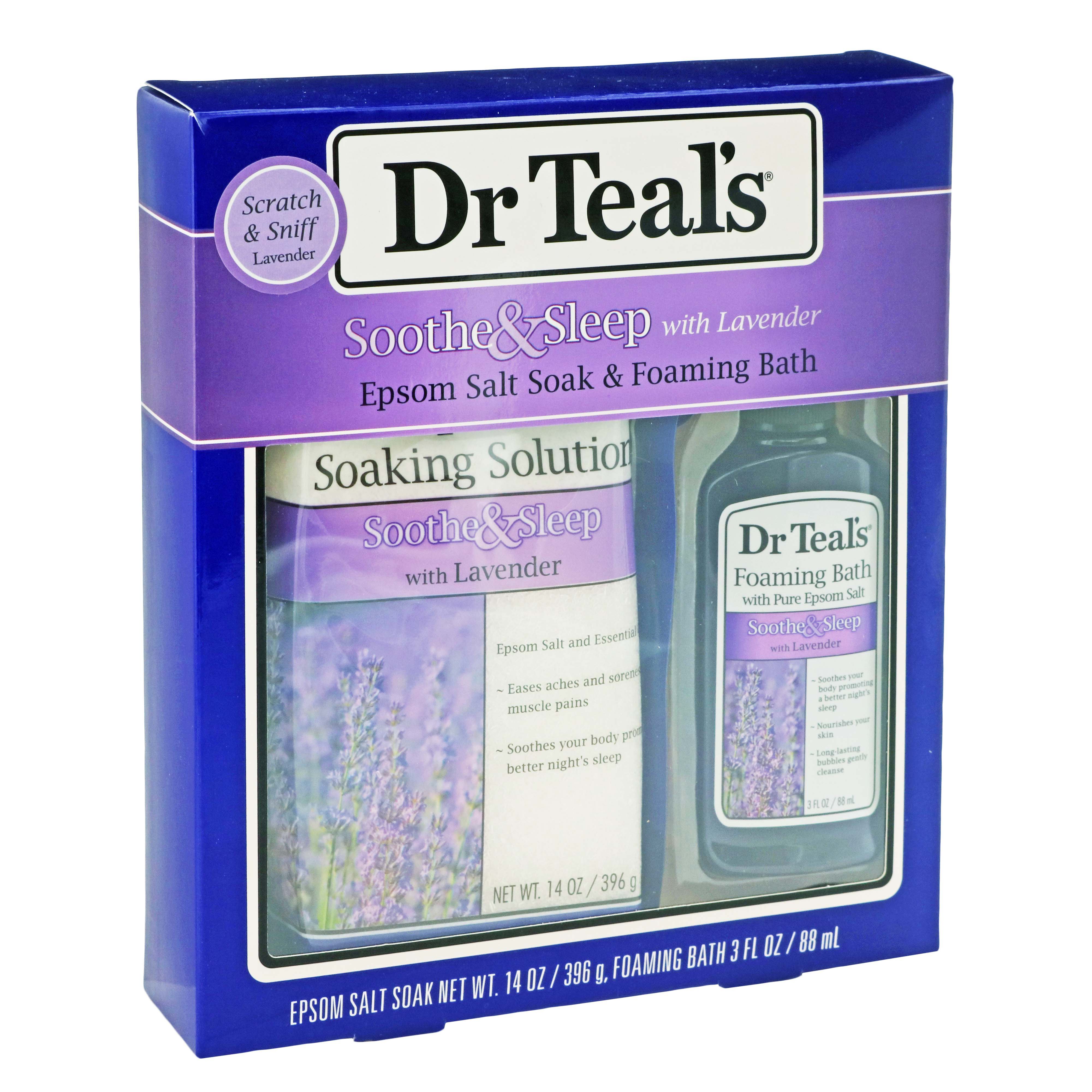 Dr Teal s Epsom Salt Soak Foaming Bath Lavender Shop Bath Skin