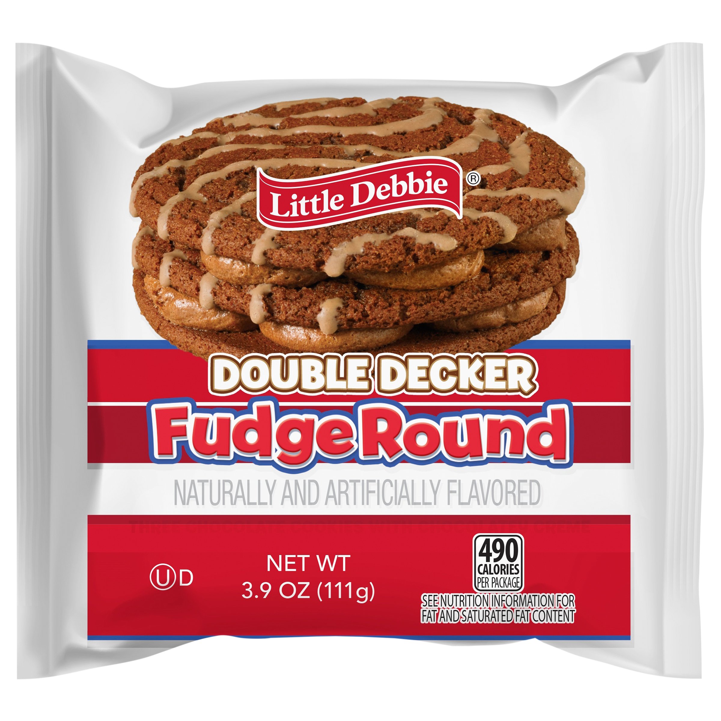 Little Debbie Double Decker Fudge Round - Shop Snack cakes at H-E-B